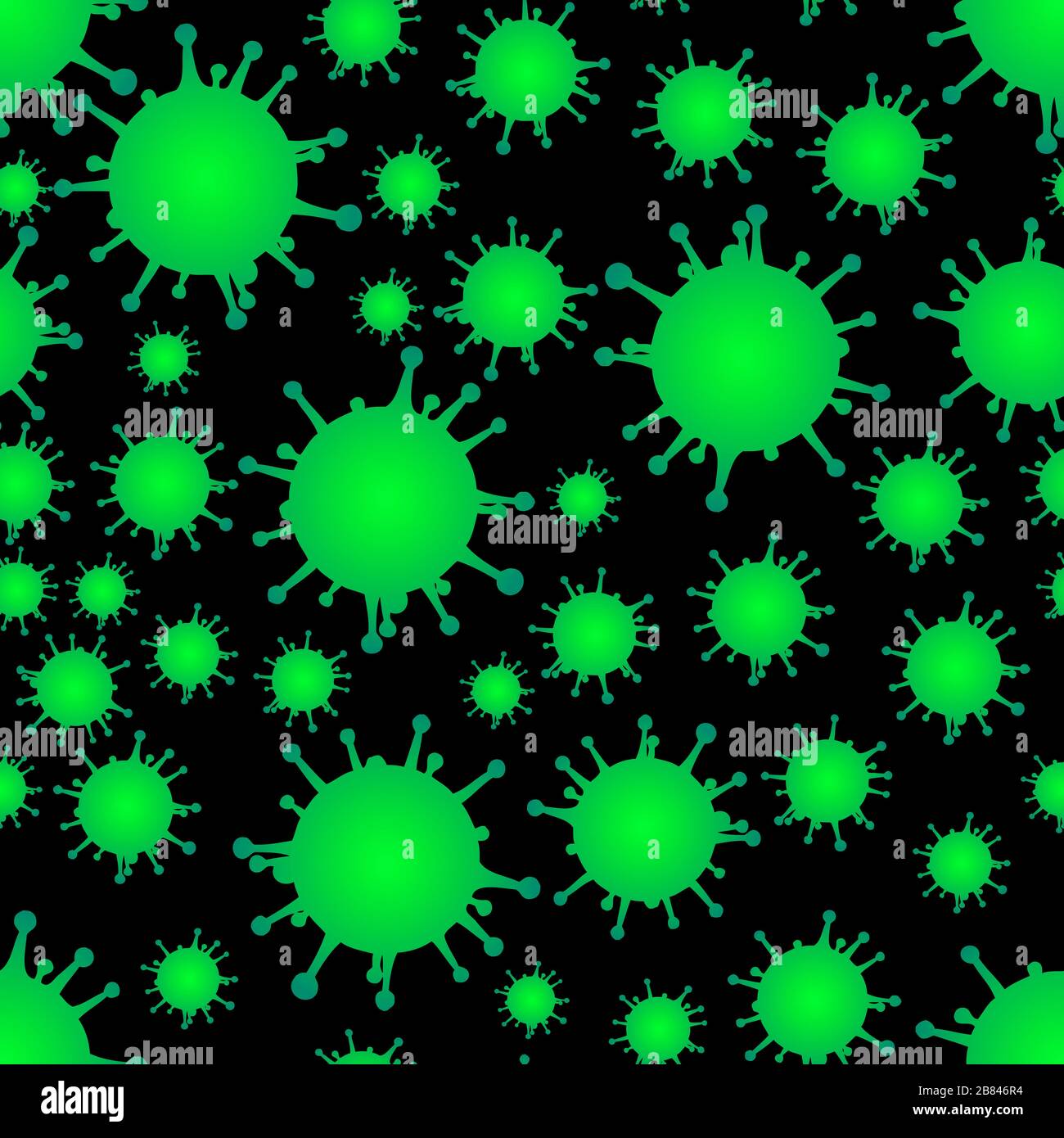 Virus repeat seamless background pattern Stock Photo - Alamy