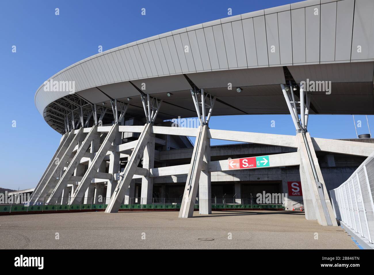 MARCH 19, 2020 : Miyagi Stadium, a venue for Football at the Tokyo 2020 ...