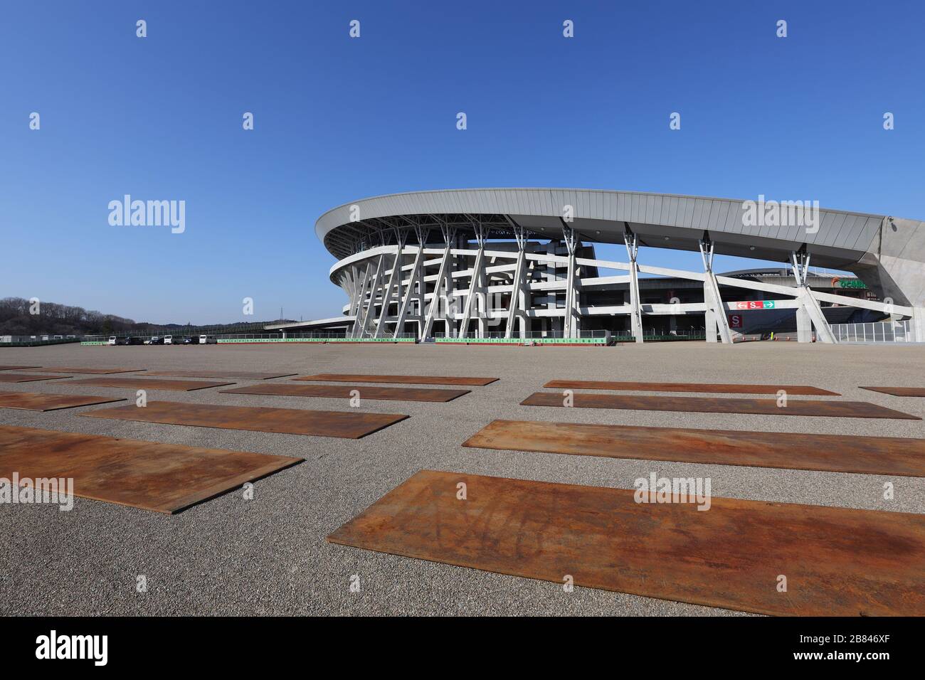 MARCH 19, 2020 : Miyagi Stadium, a venue for Football at the Tokyo 2020 ...