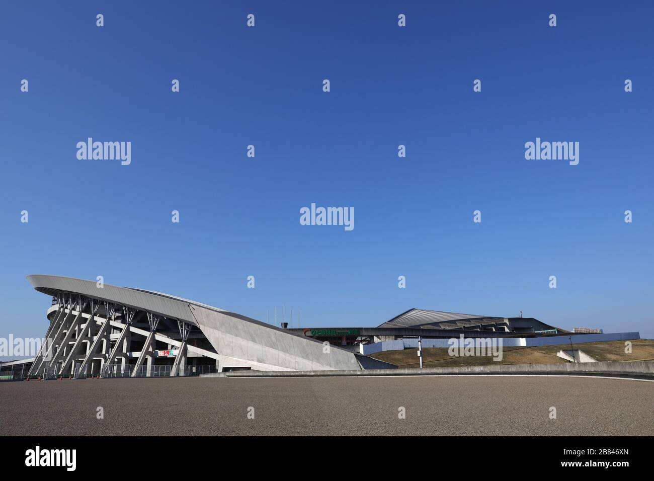 MARCH 19, 2020 : Miyagi Stadium, a venue for Football at the Tokyo 2020 ...