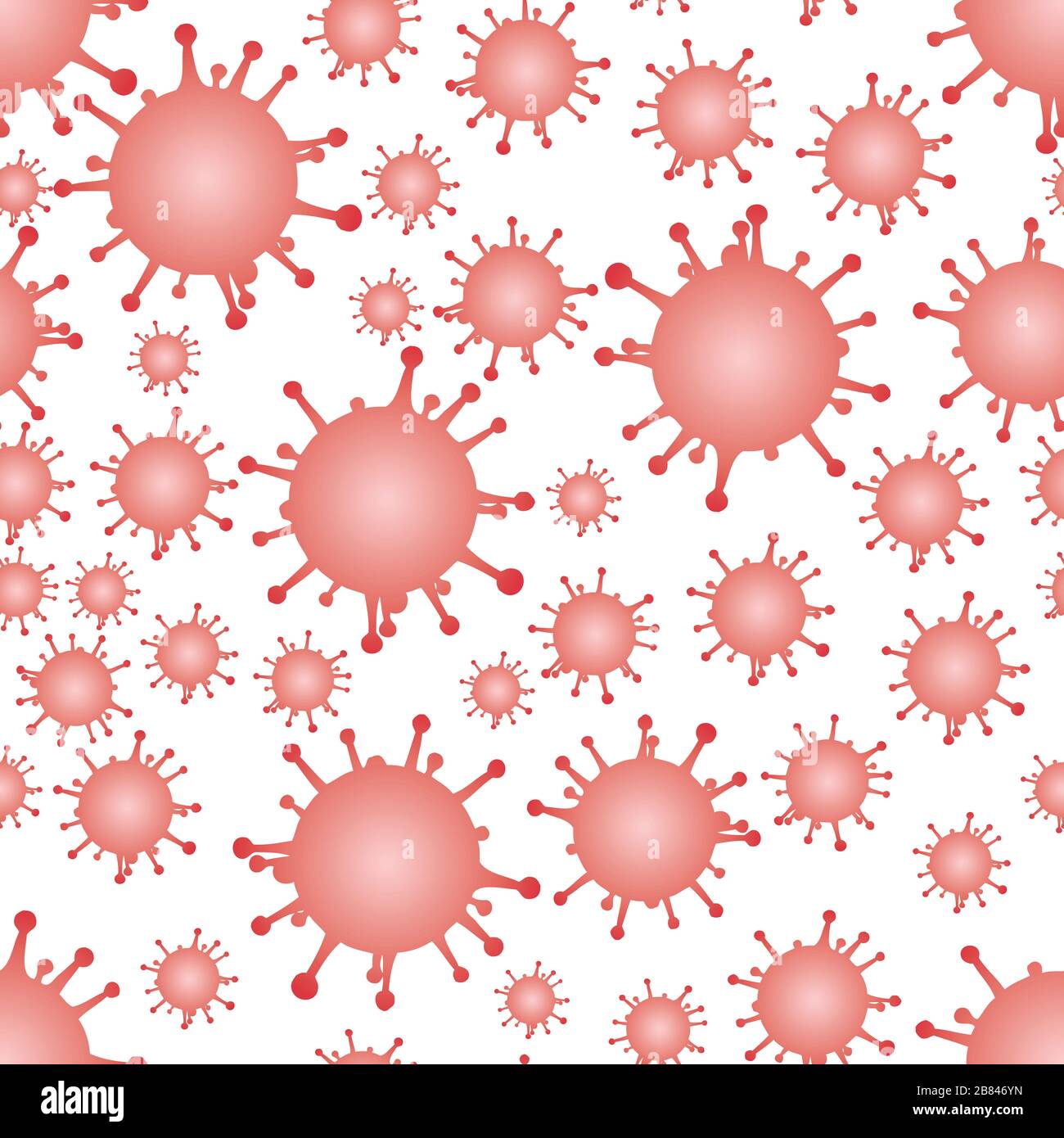 Virus repeat seamless background pattern Stock Photo - Alamy