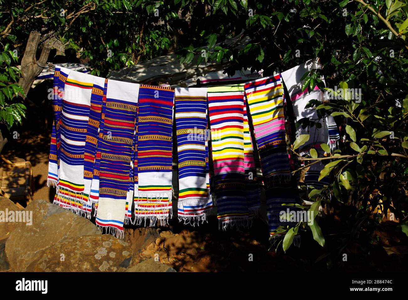 Hanging shawls hi-res stock photography and images - Alamy
