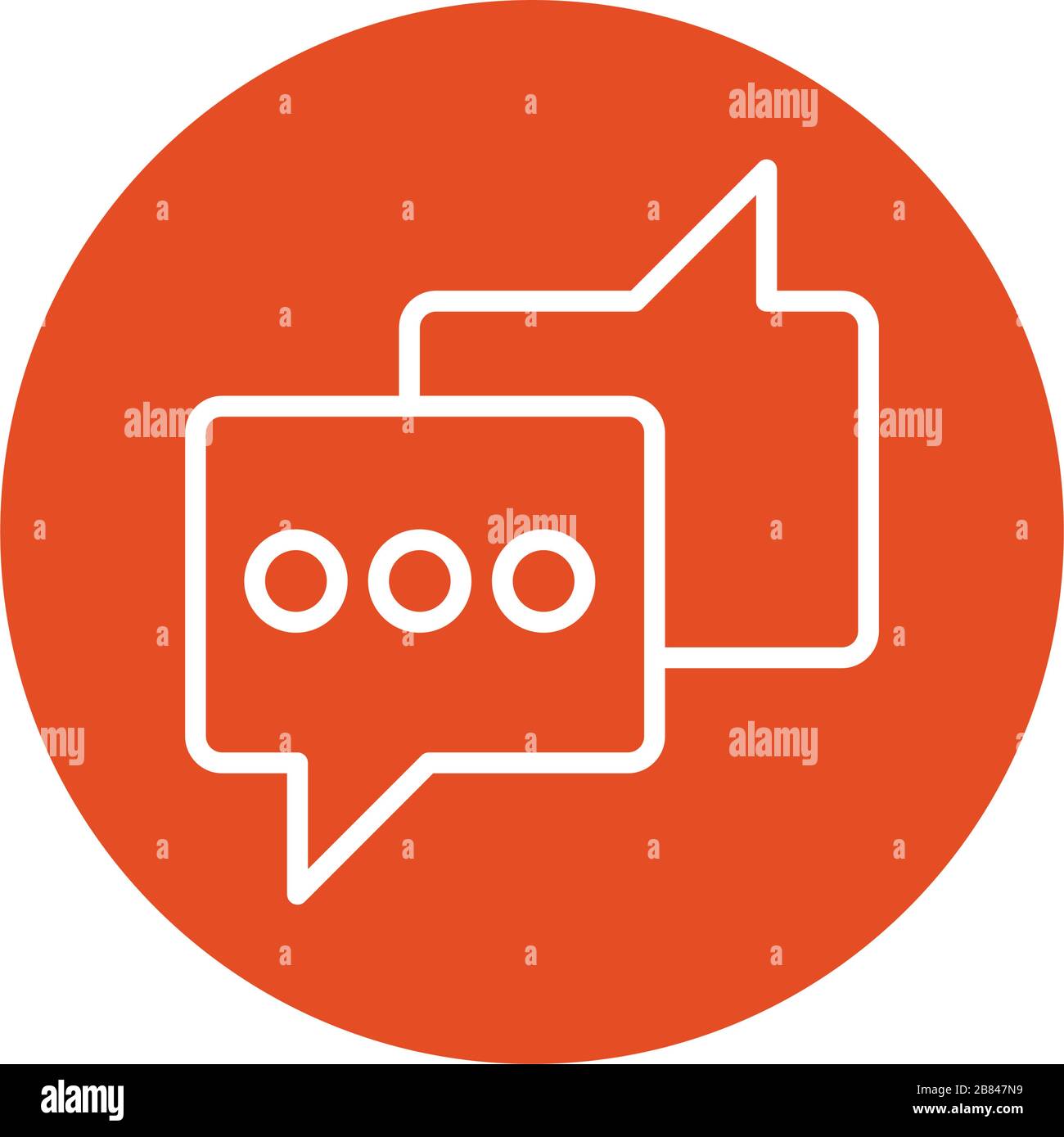 speech bubble message block style icon Stock Vector Image & Art - Alamy