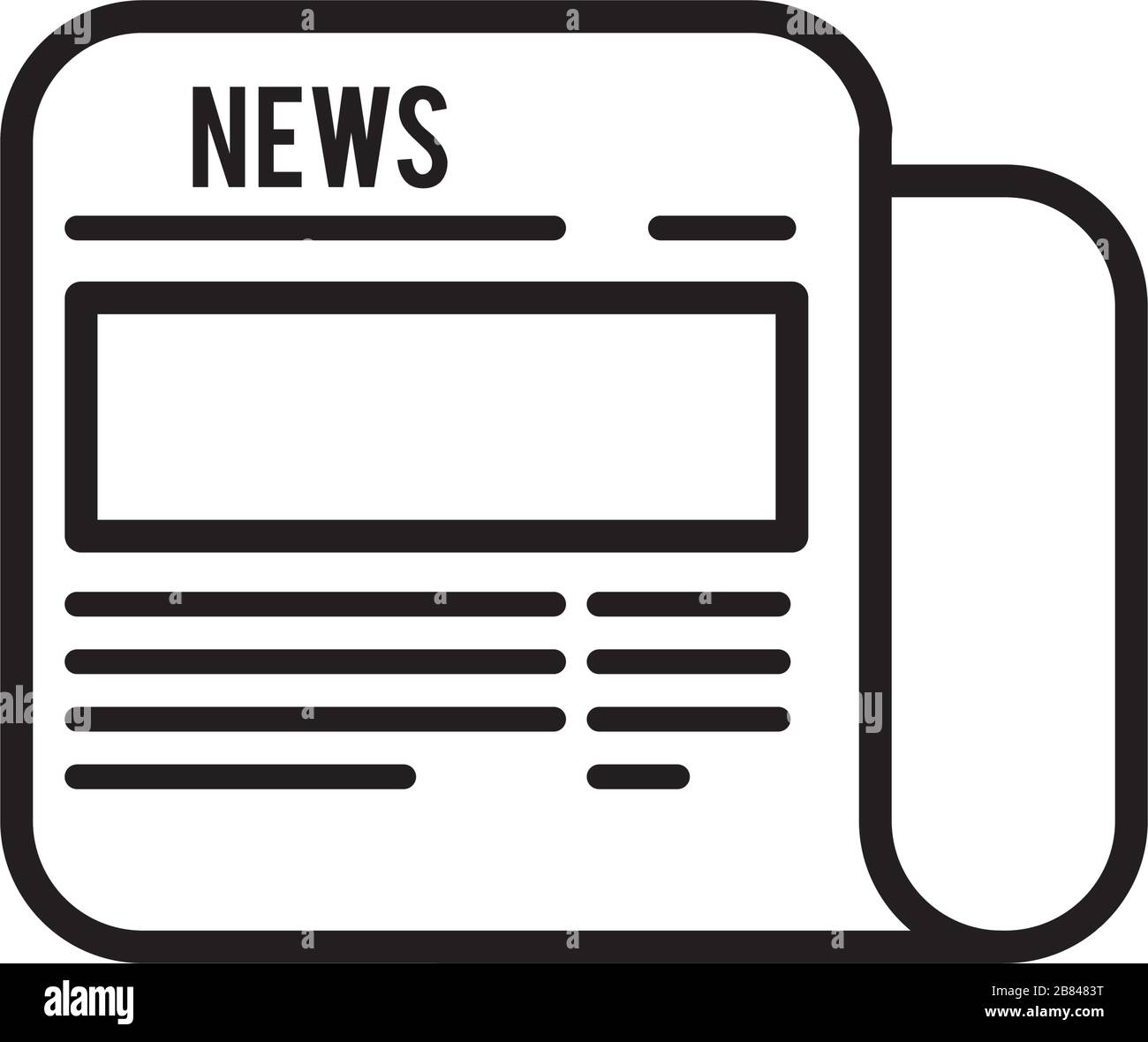 News paper reader Stock Vector Images - Alamy