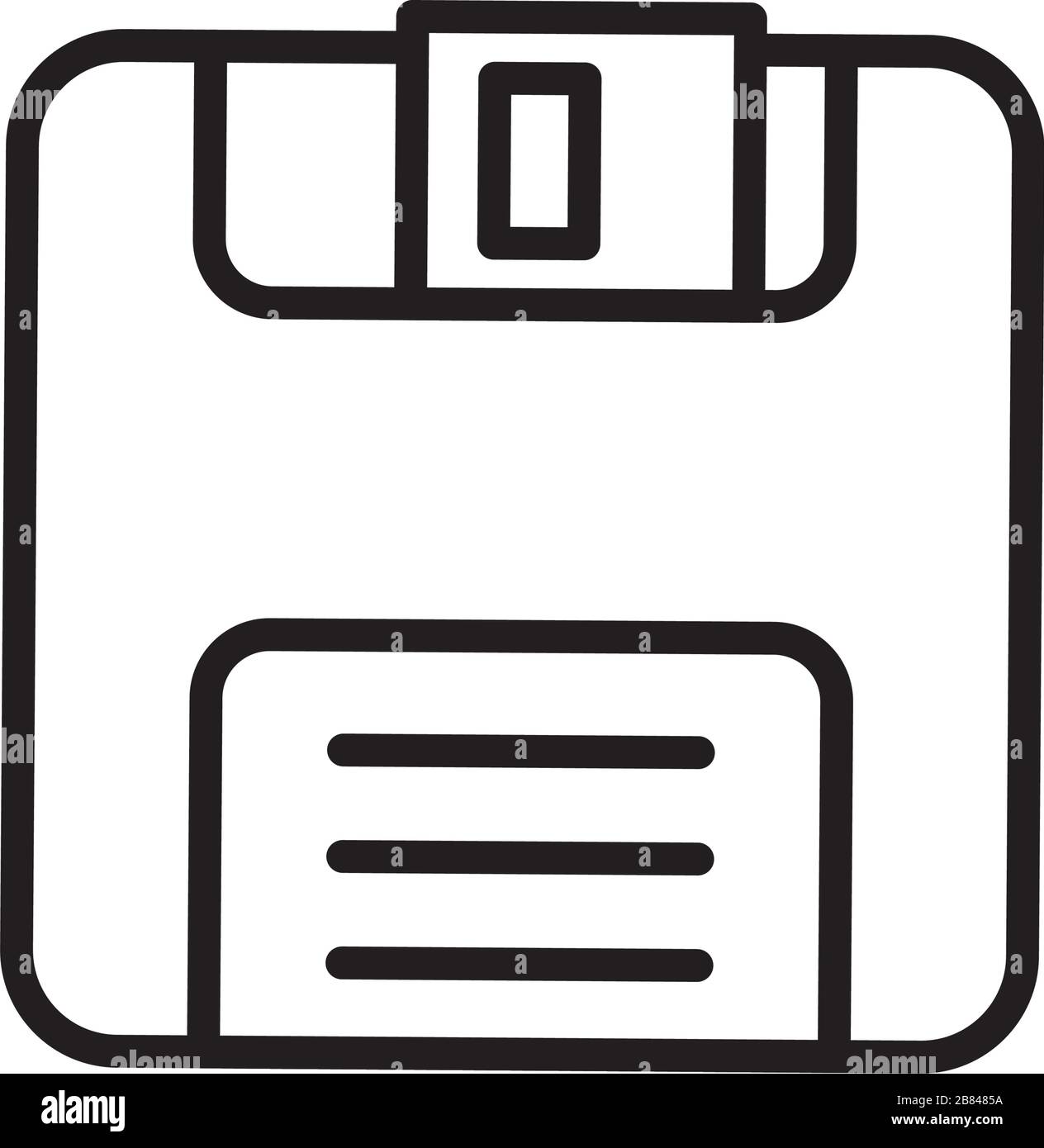 floppy disk line style icon Stock Vector Image & Art - Alamy