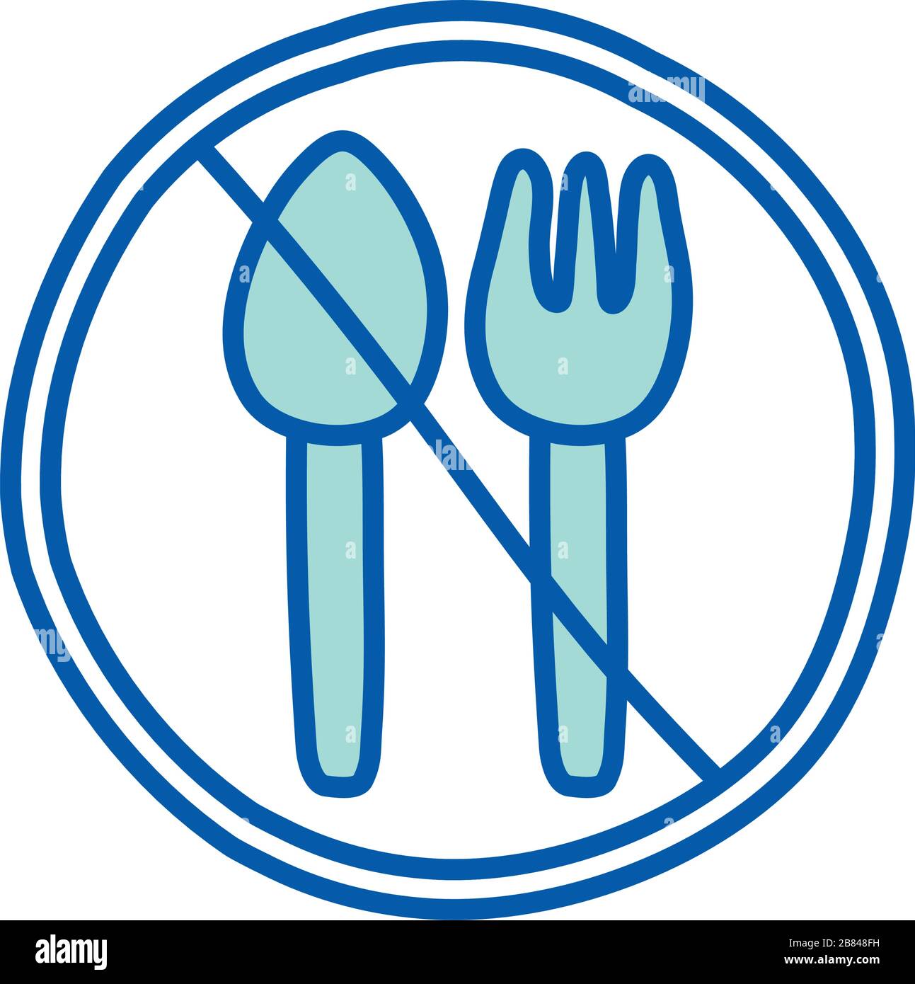 Ramadan fasting line and fill style icon vector design Stock Vector ...