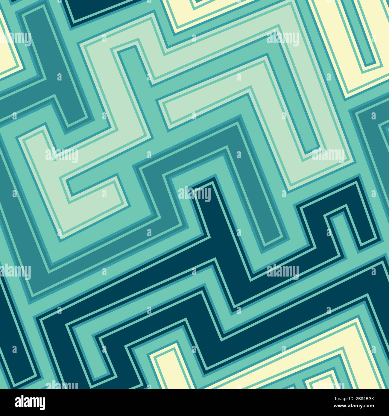 vintage blue curve seamless pattern Stock Vector Image & Art - Alamy