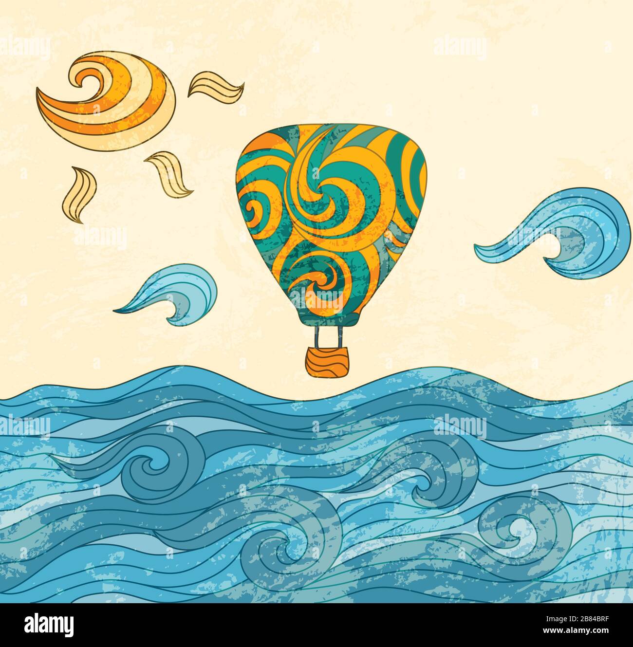 Balloon opening Stock Vector Images - Alamy