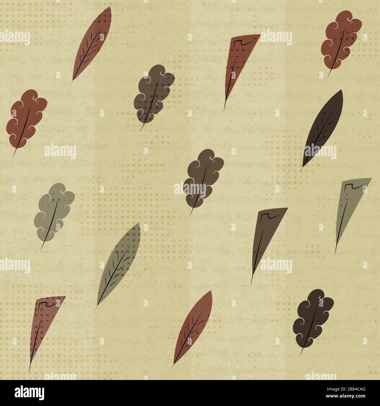 vintage feathers seamless Stock Vector Image & Art - Alamy