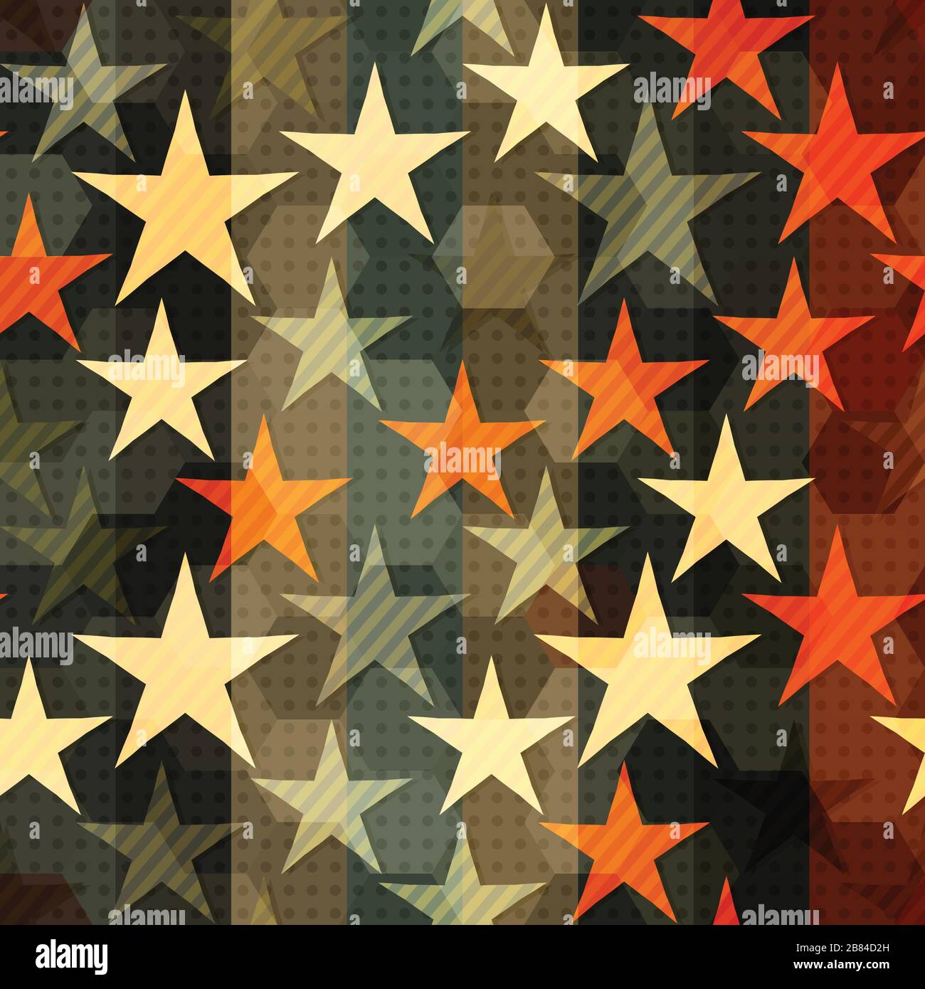 vintage star seamless Stock Vector Image & Art - Alamy