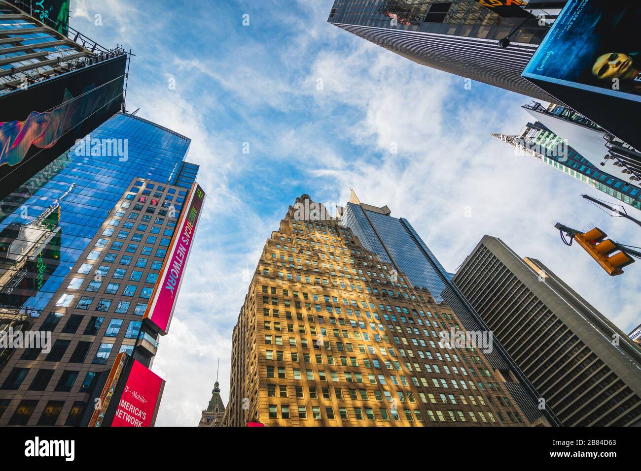 New York City/USA - May 24, 2019 The Paramount Building, an iconic ...