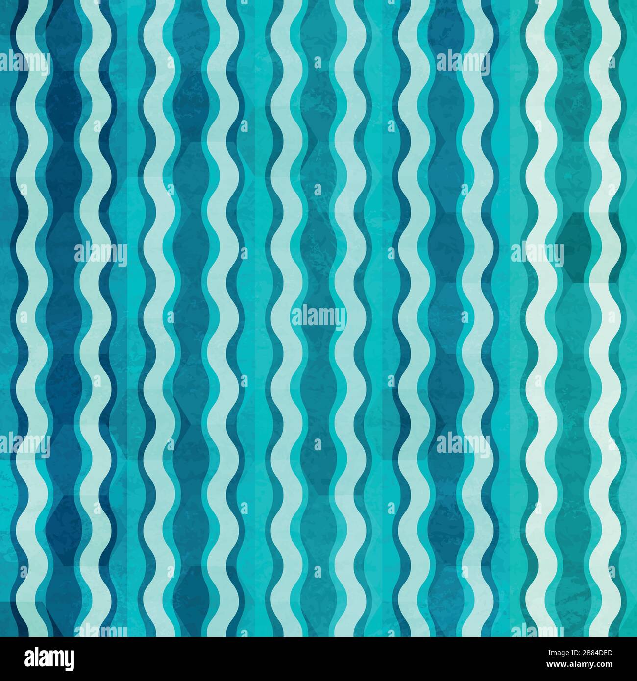 wave seamless pattern with grunge effect Stock Vector Image & Art - Alamy