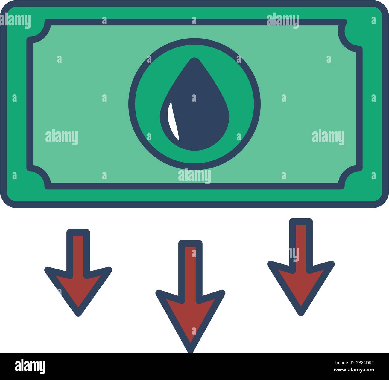 Oil bill Stock Vector Images - Alamy