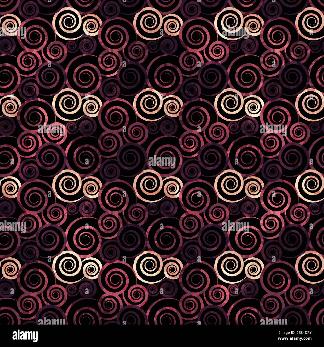 vintage red spiral seamless Stock Vector Image & Art - Alamy