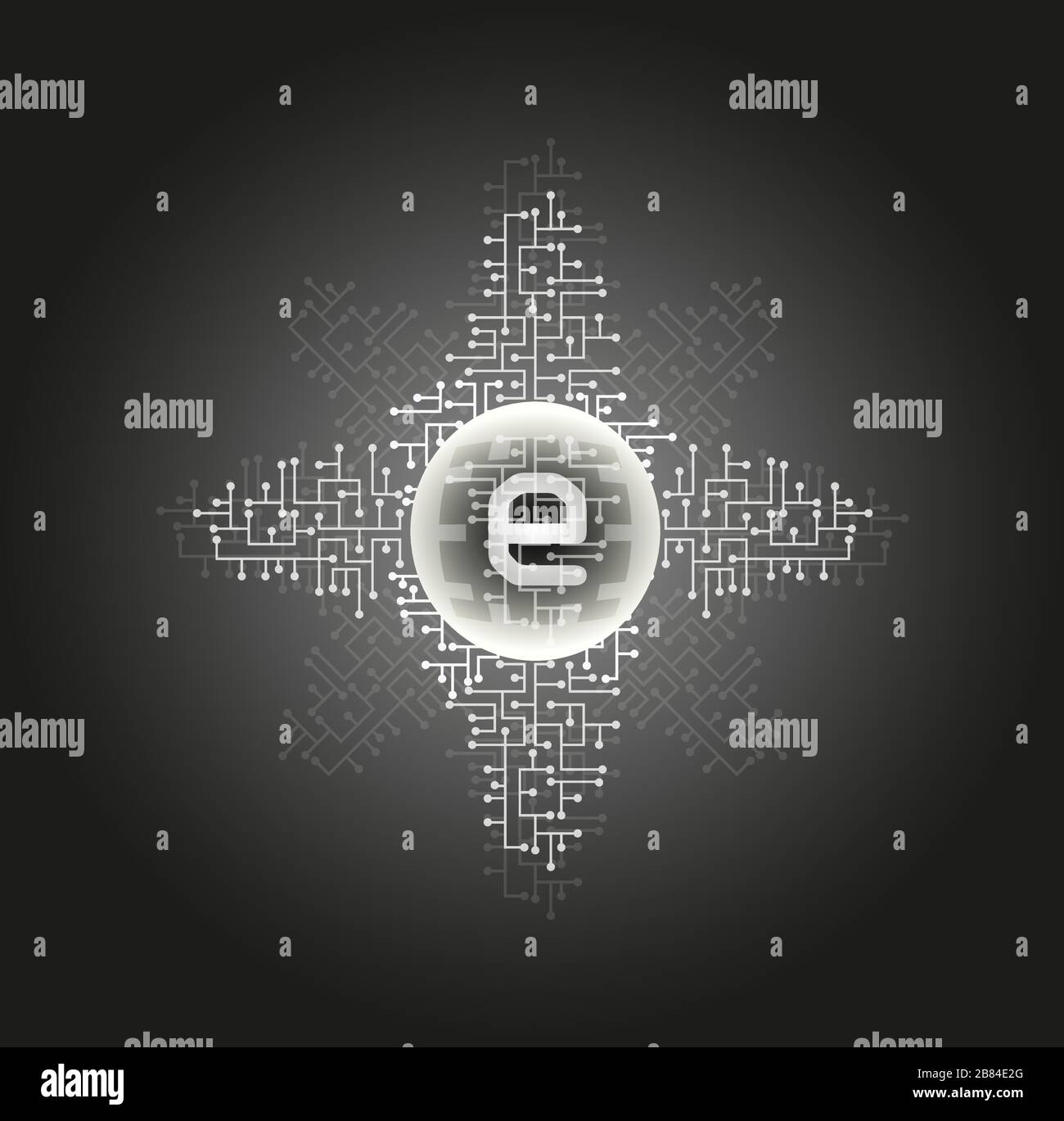 Dark blue background lit Stock Vector Images - Alamy