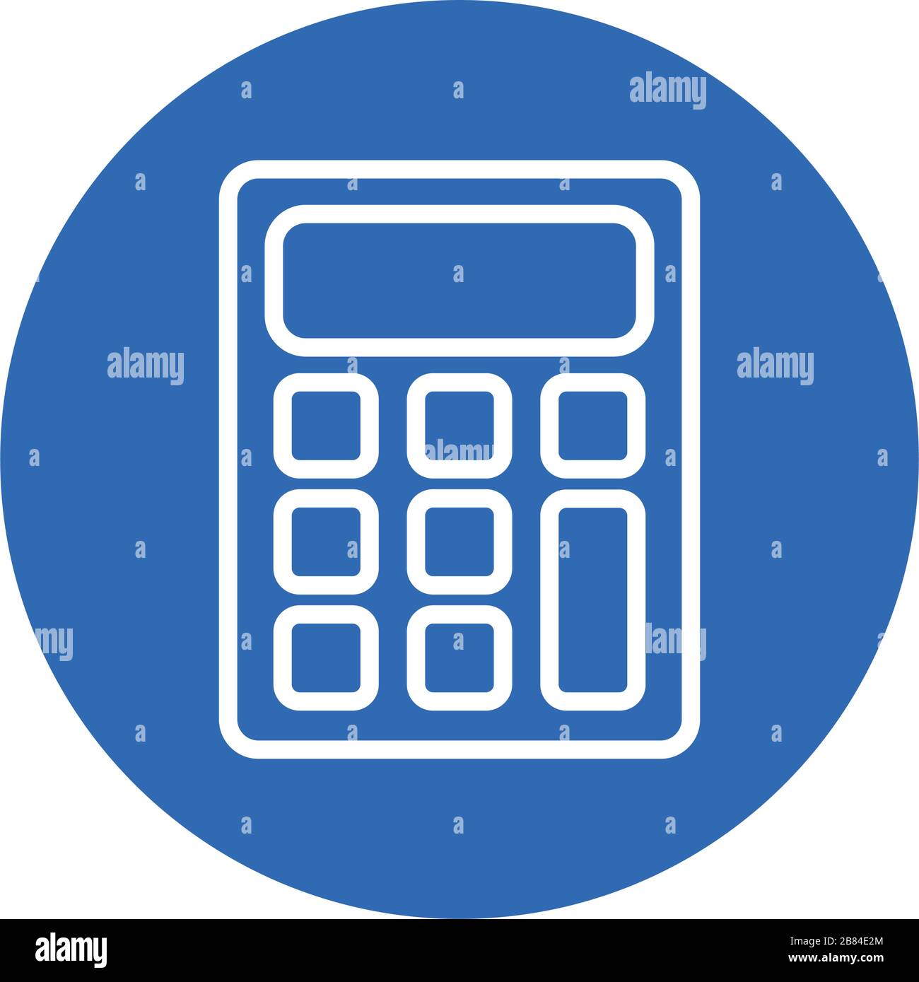 calculator math block style icon Stock Vector Image & Art - Alamy