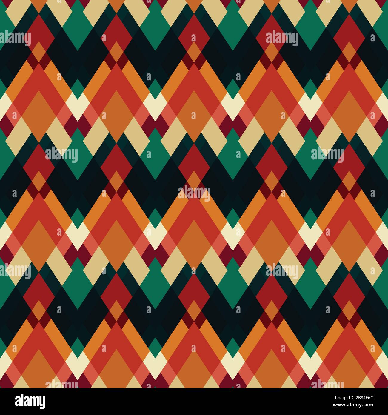 vintage triangle seamless pattern Stock Vector Image & Art - Alamy