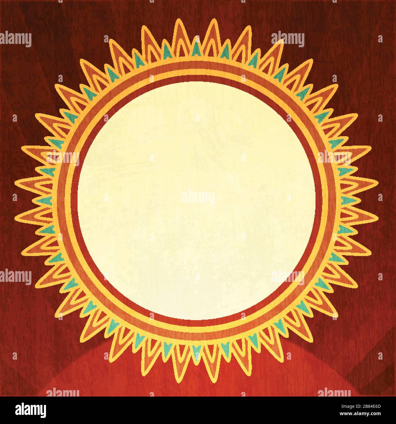 vintage sun background with grunge effect Stock Vector Image & Art - Alamy