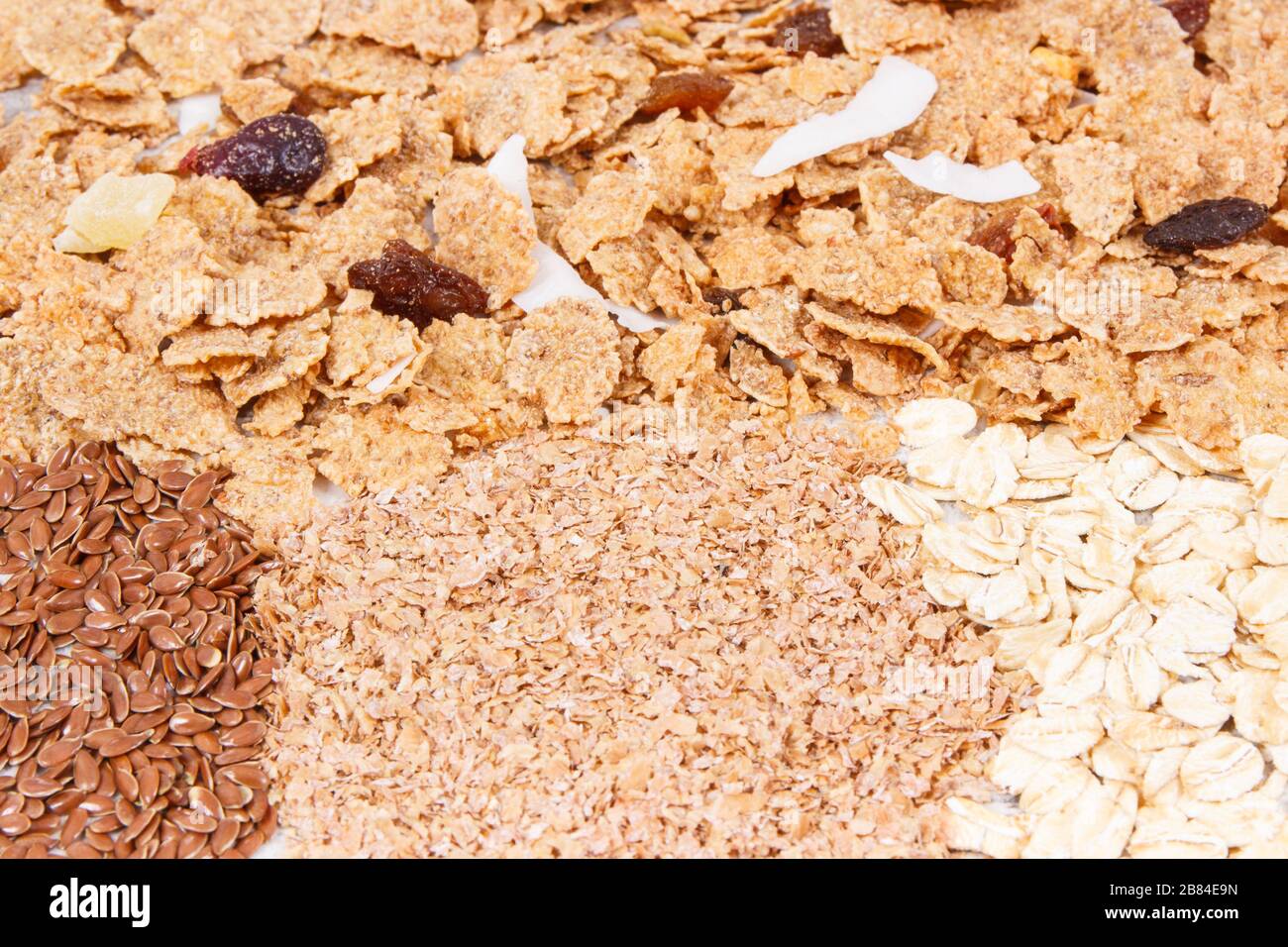 Fresh food containing vitamins and dietary fiber, natural sources of ...
