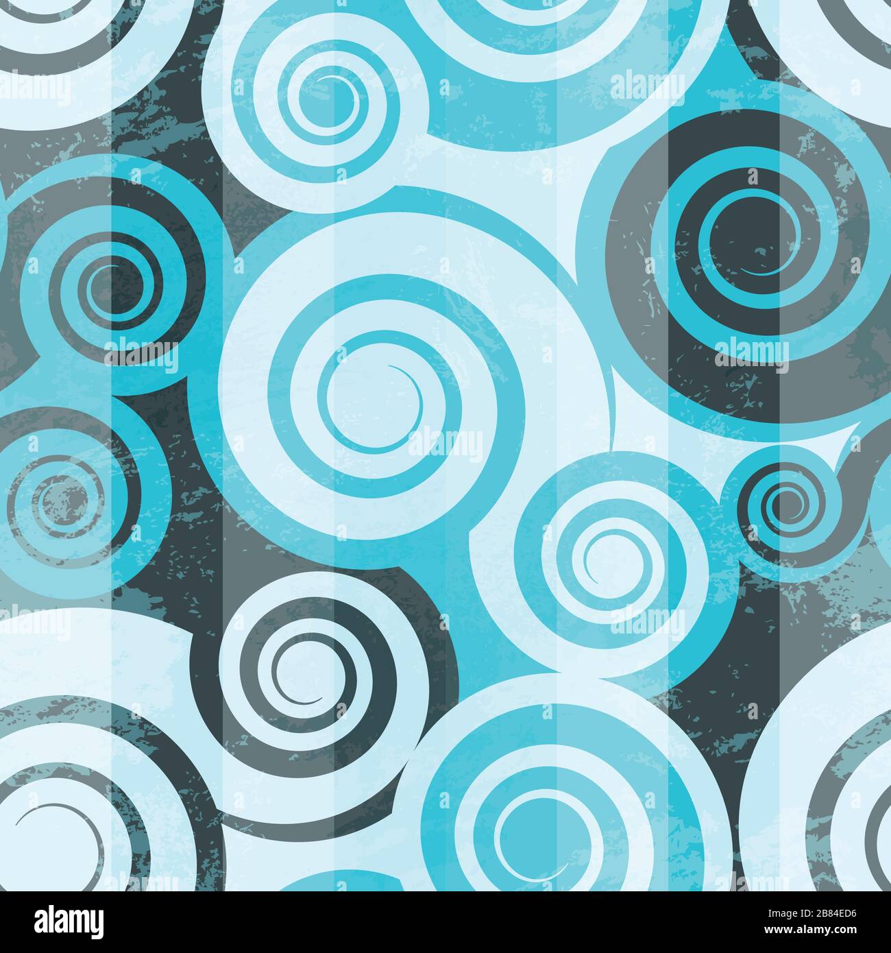 Abstract blue spiral seamless Stock Vector Image & Art - Alamy