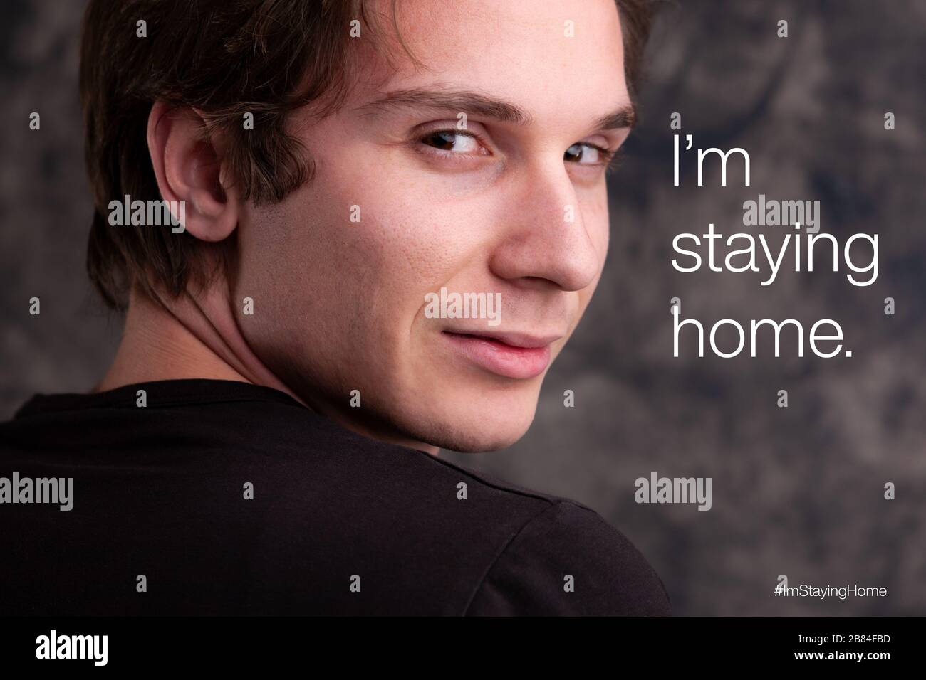 closeup portrait of a good looking young man saving himself from ...