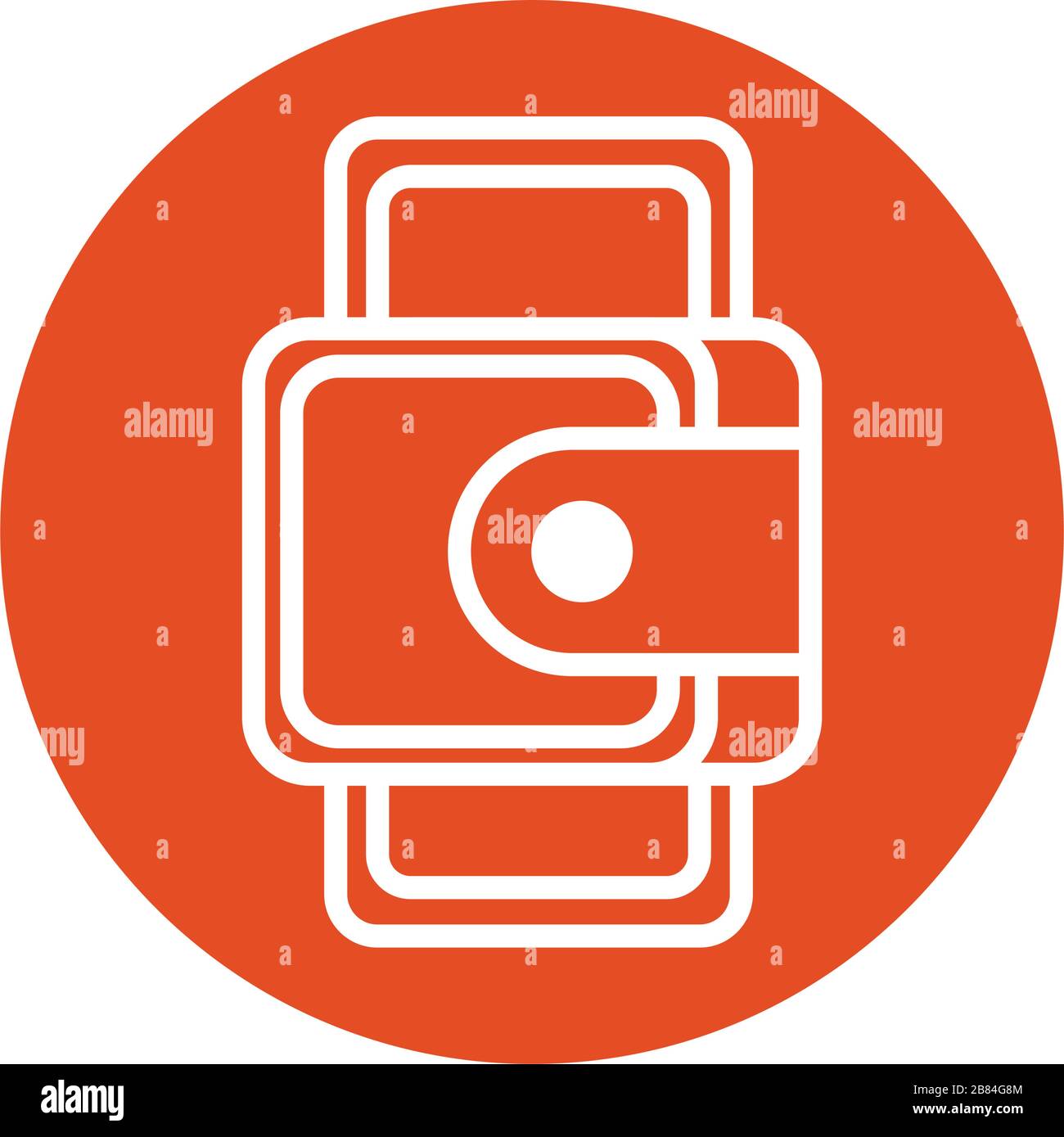 wallet money handle block style icon Stock Vector Image & Art - Alamy