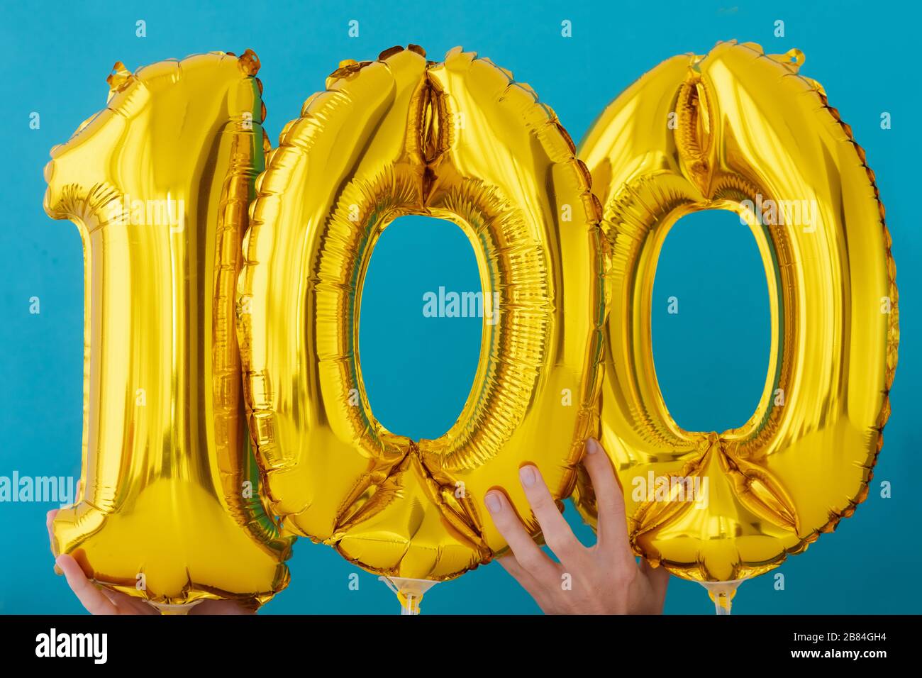 Number 100 and celebration hi-res stock photography and images - Alamy