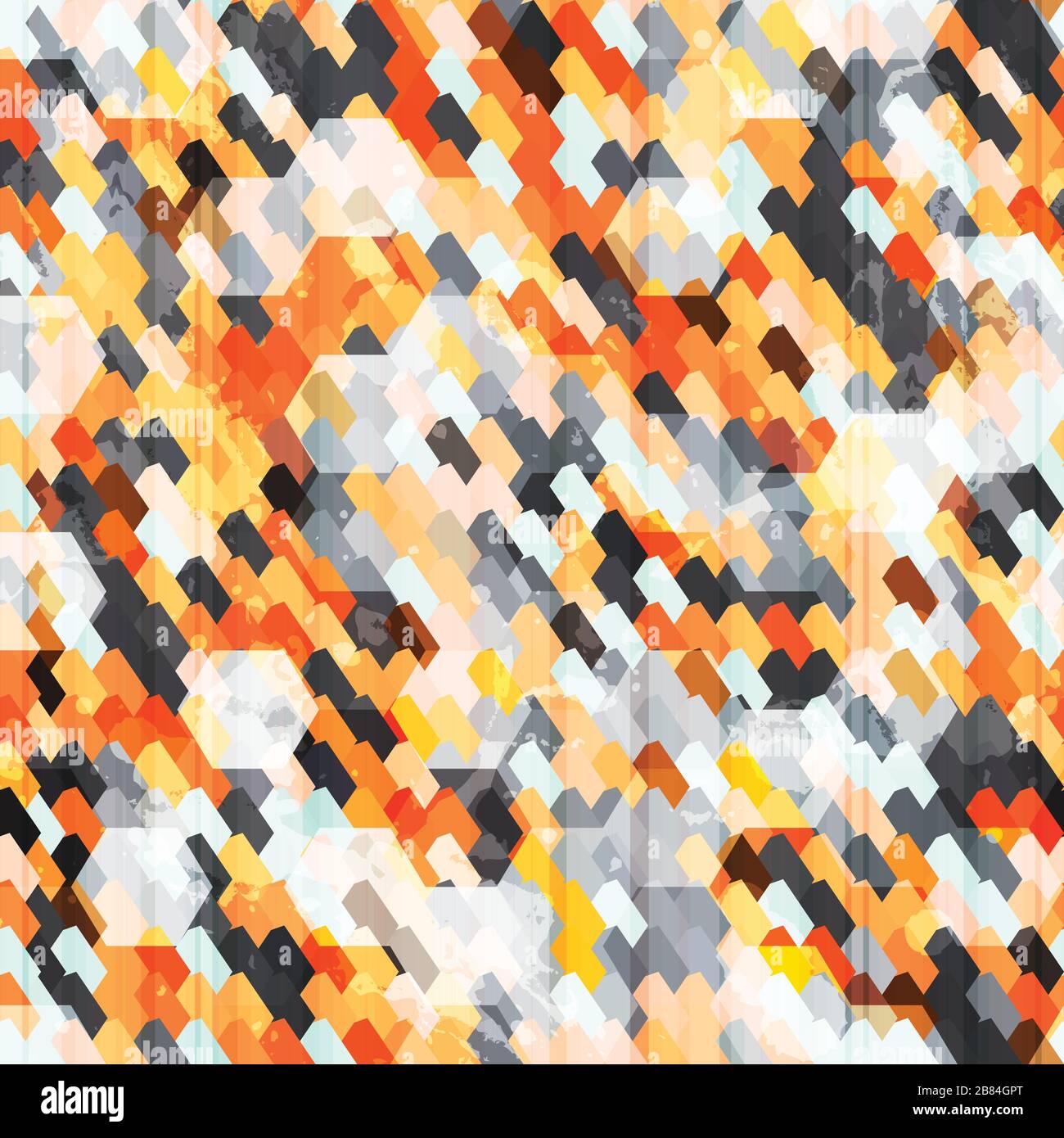 abstract orange cell seamless Stock Vector Image & Art - Alamy