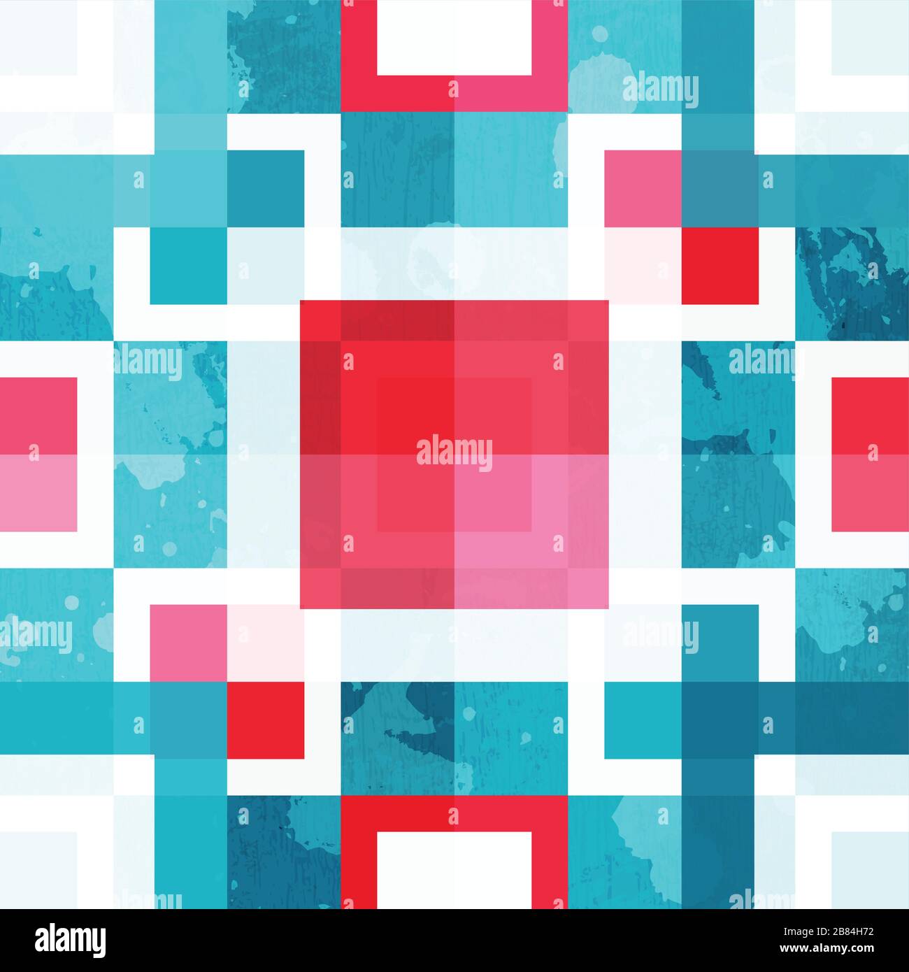 abstract squares seamless texture with grunge effect Stock Vector Image ...