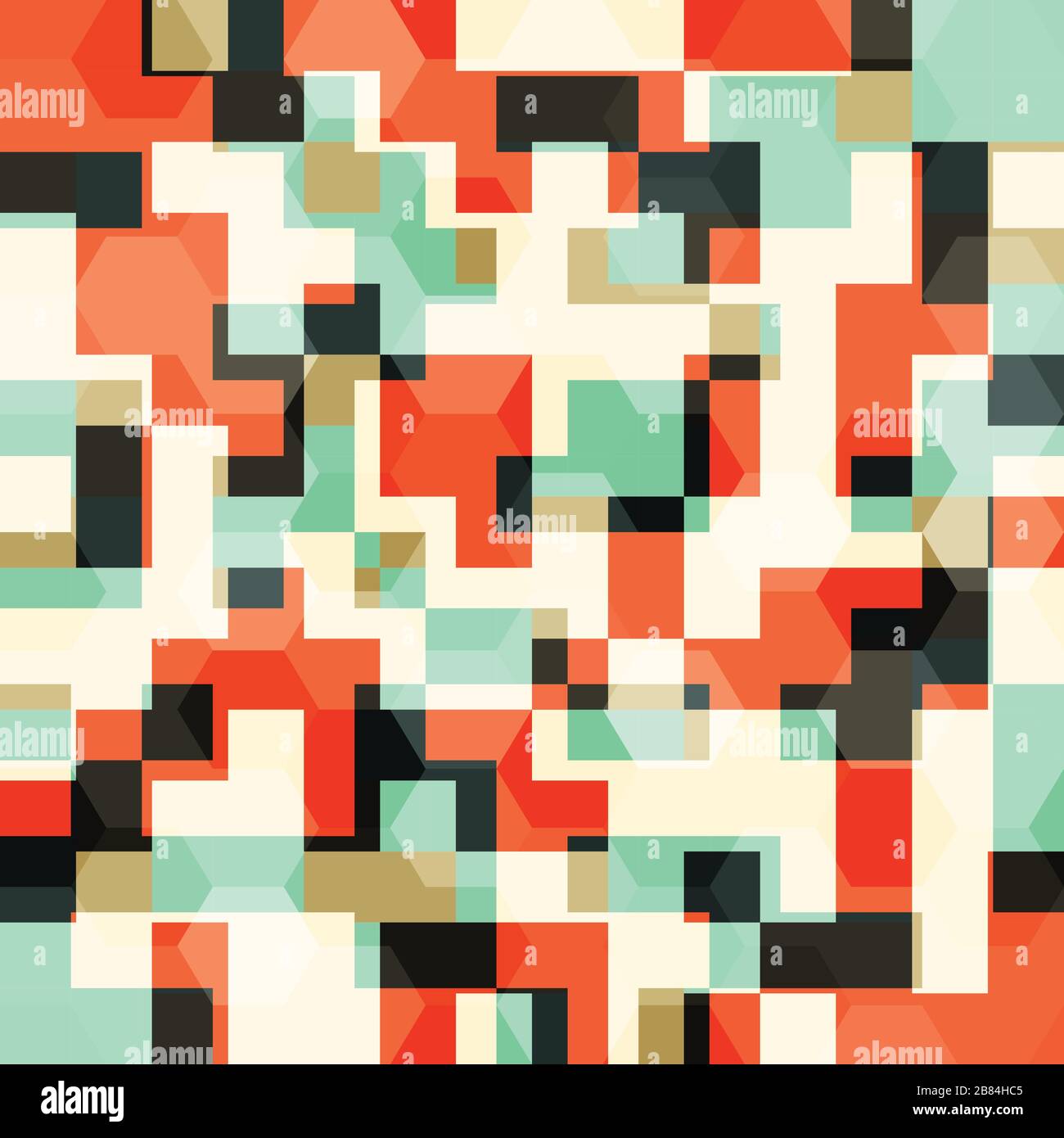 Art squares painting Stock Vector Images - Alamy