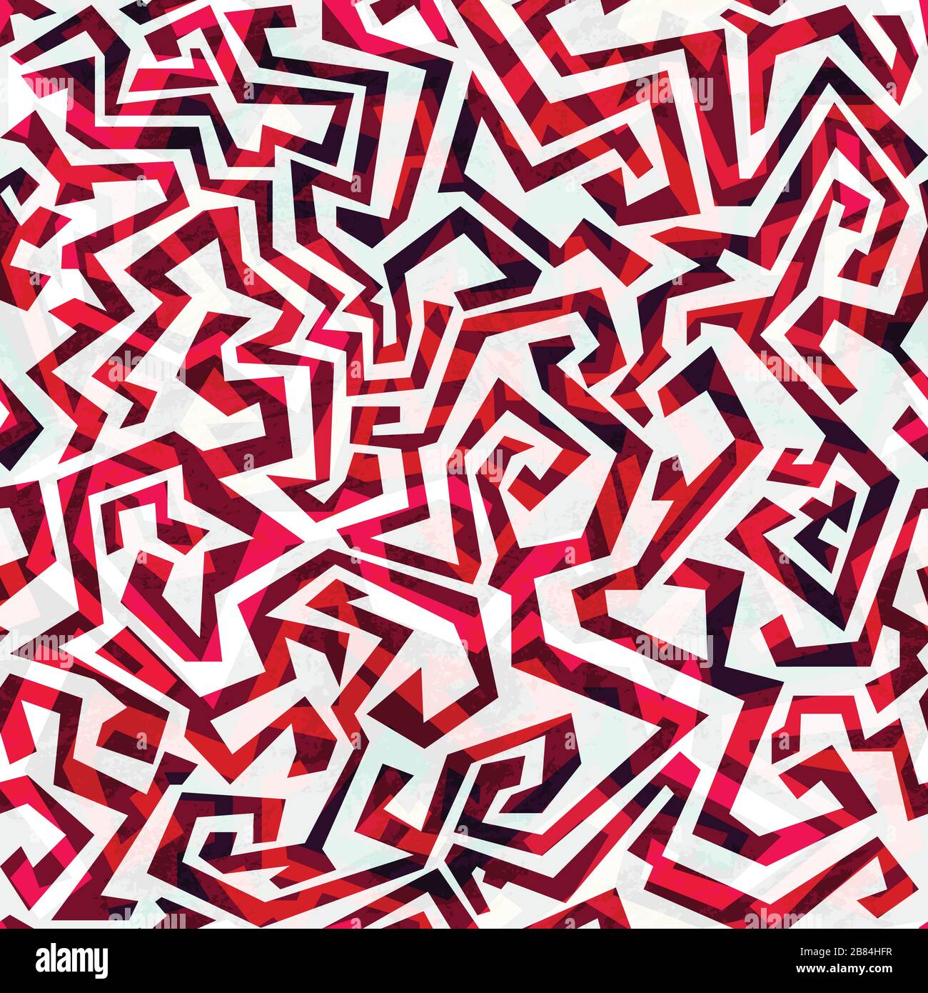 abstract red curves seamless pattern Stock Vector Image & Art - Alamy