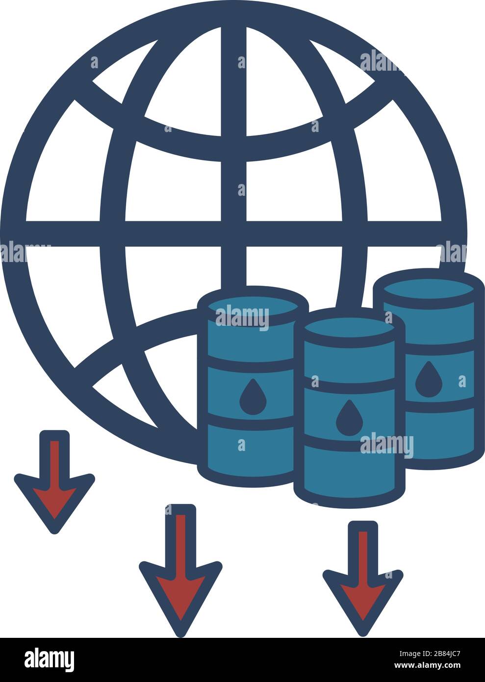 Oil gasoline storage tanks Stock Vector Images - Alamy