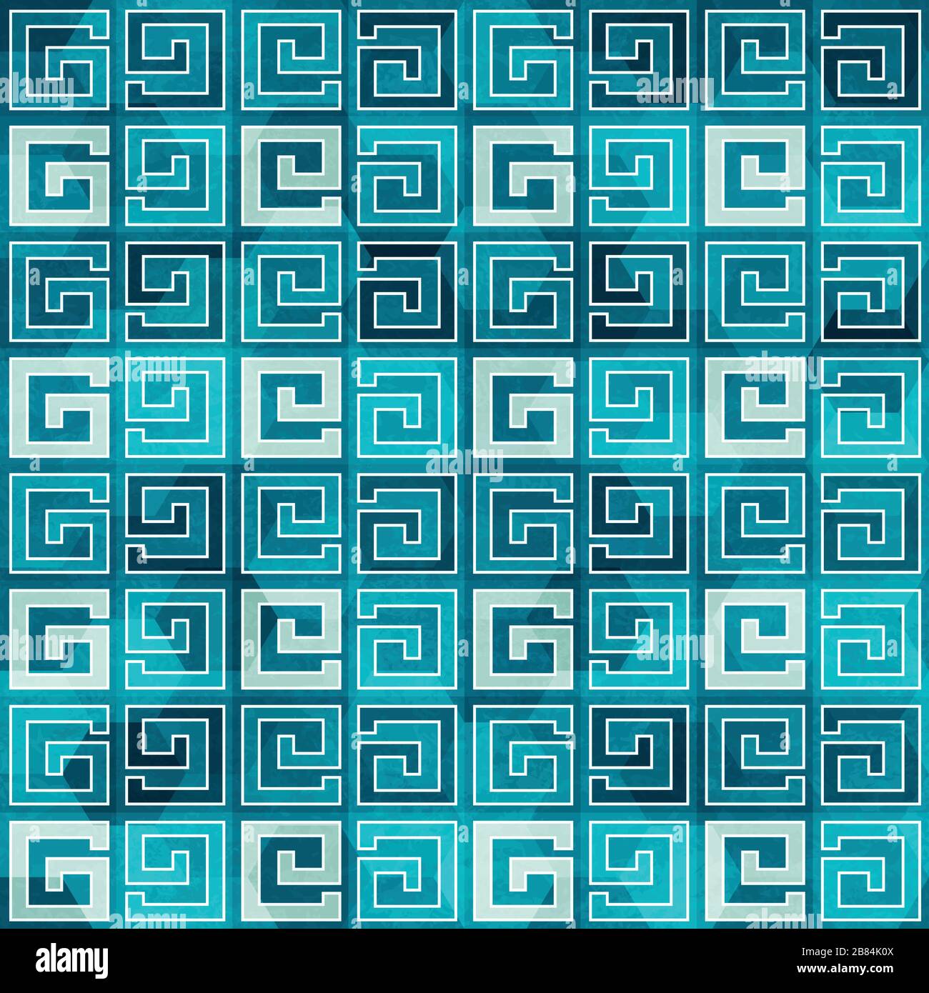 blue ancient seamless pattern with grunge effect Stock Vector Image ...