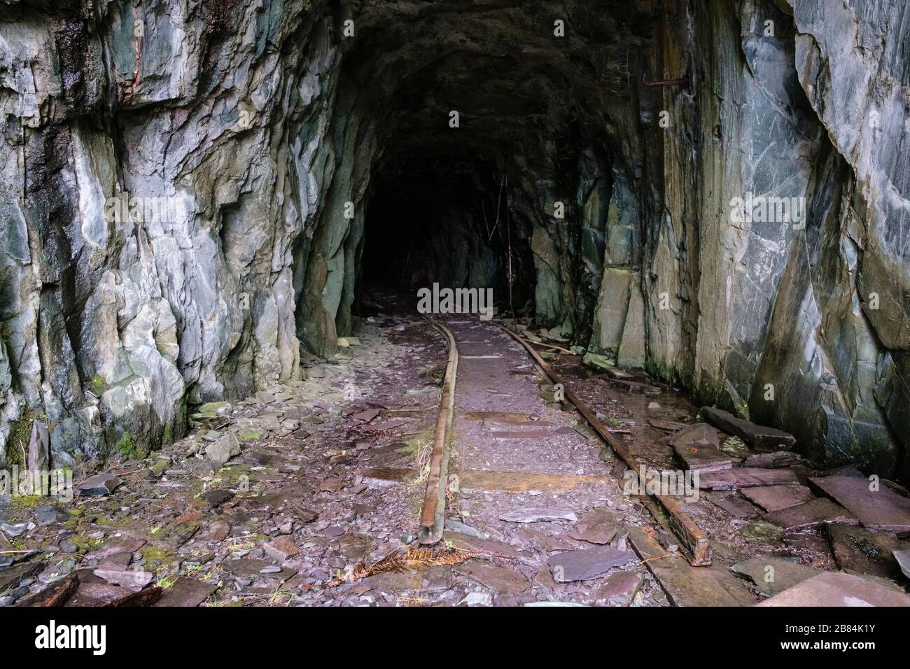 Dinorwic Slate Quarry, situated between the villages of Dinorwig and ...