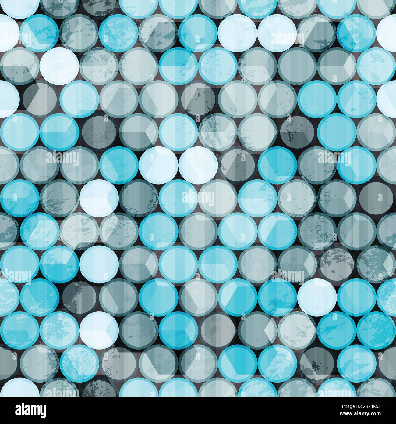 Blue circles textured textile Stock Vector Images - Alamy