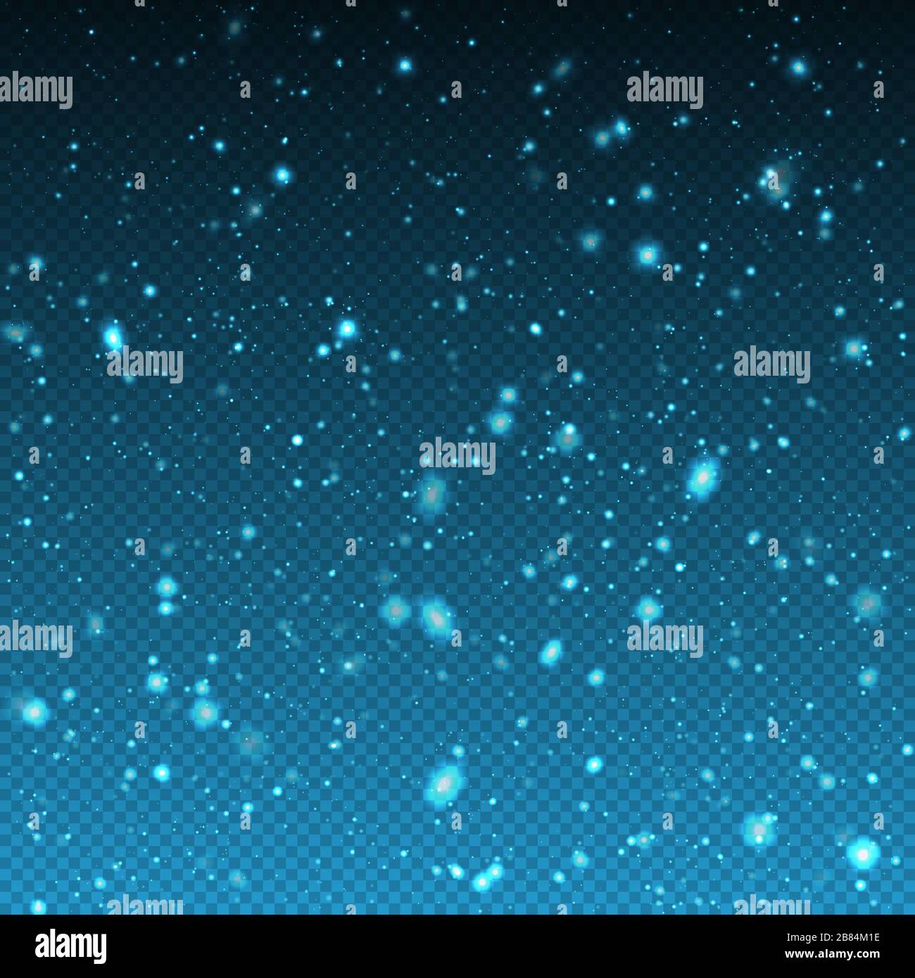 Falling winter christmas realistic snow on transparent background ...