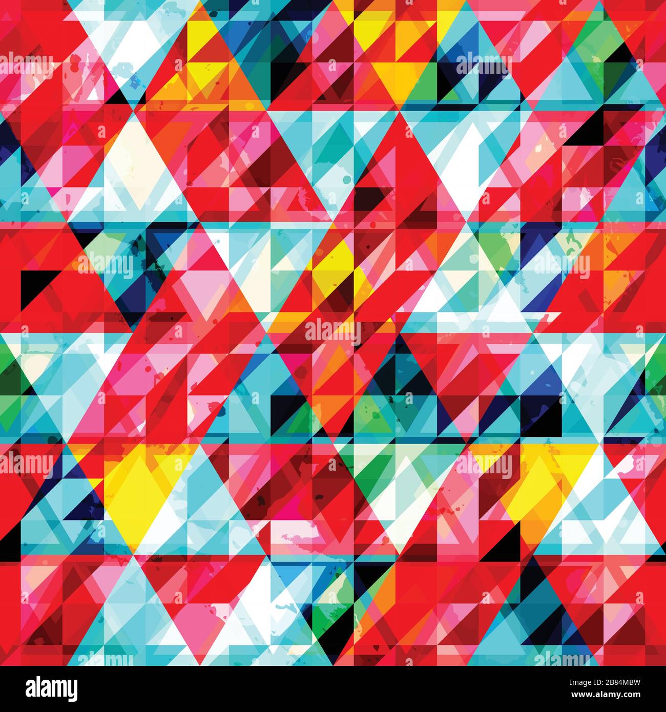 Colorful crystal repeat pattern Stock Vector Images - Alamy