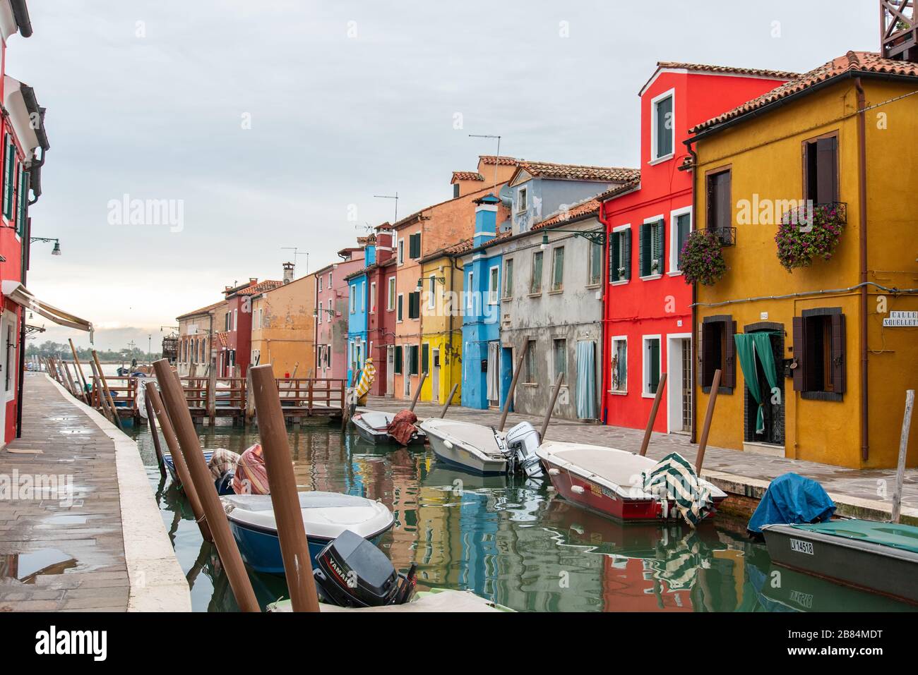 Colorful Houses in Burano, Island of Venice/Italy Stock Photo - Alamy