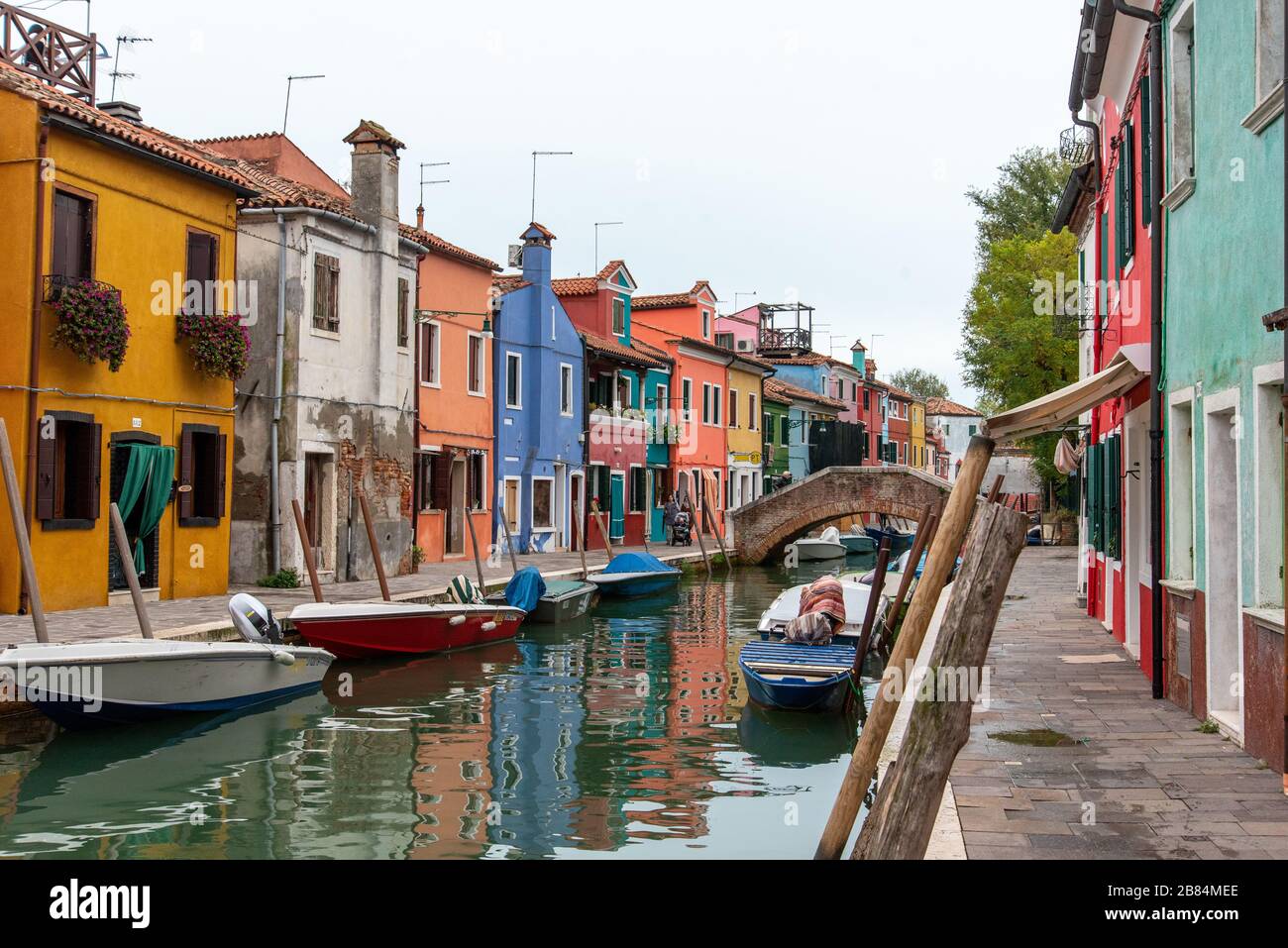 Colorful Houses in Burano, Island of Venice/Italy Stock Photo - Alamy