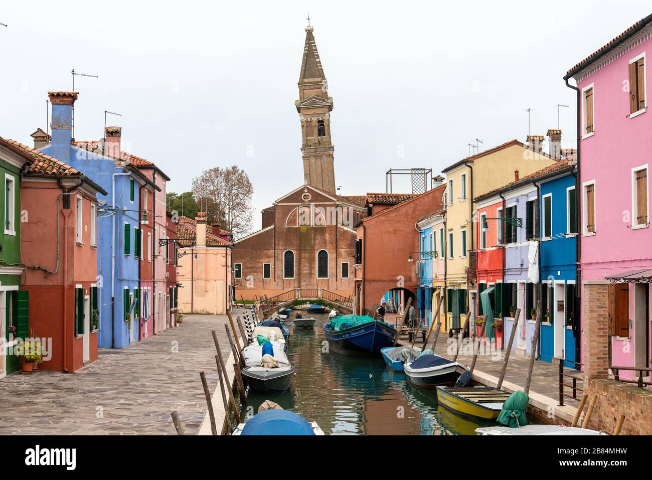 Colorful Houses in Burano, Island of Venice/Italy Stock Photo - Alamy