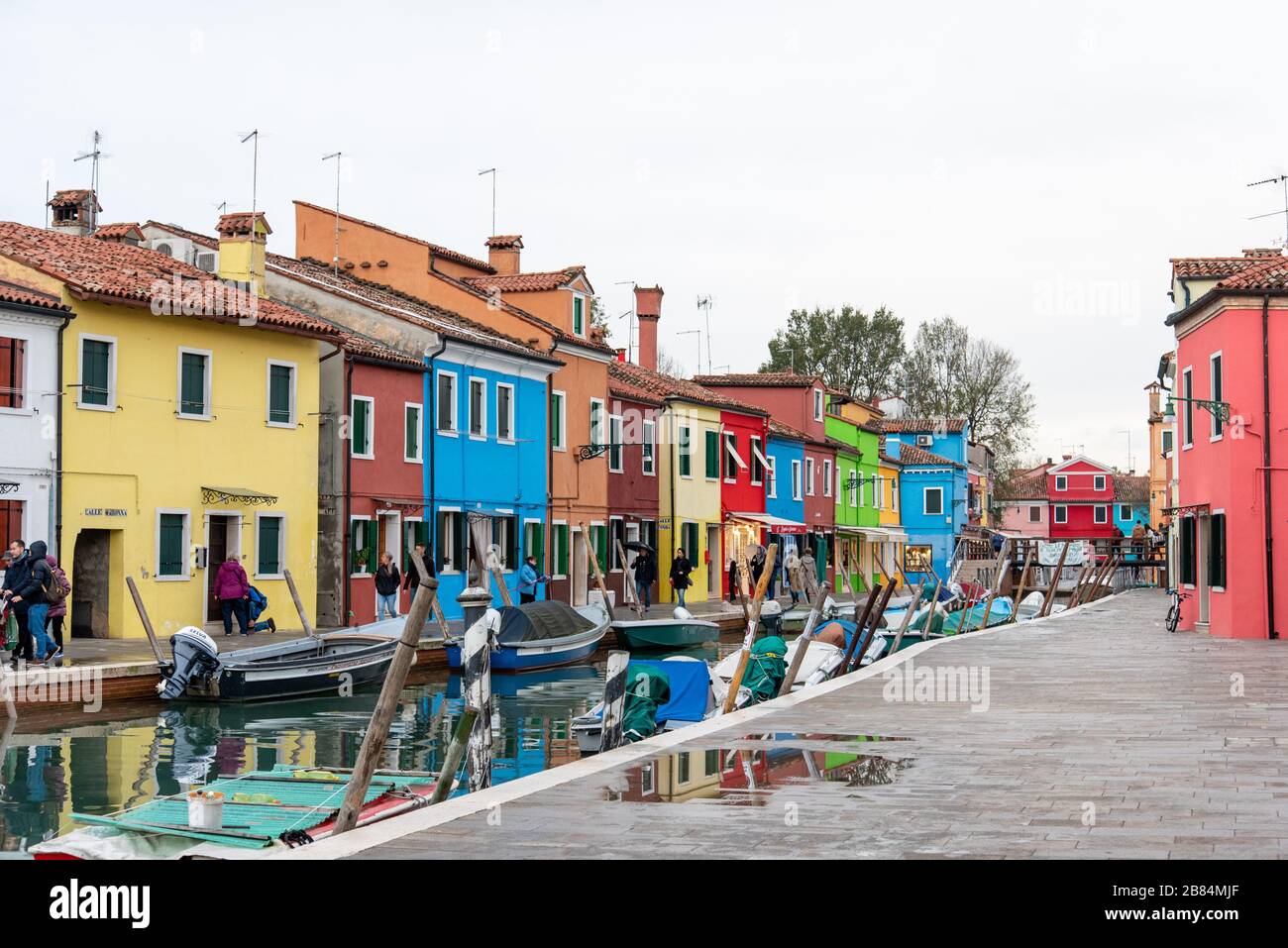 Colorful Houses in Burano, Island of Venice/Italy Stock Photo - Alamy