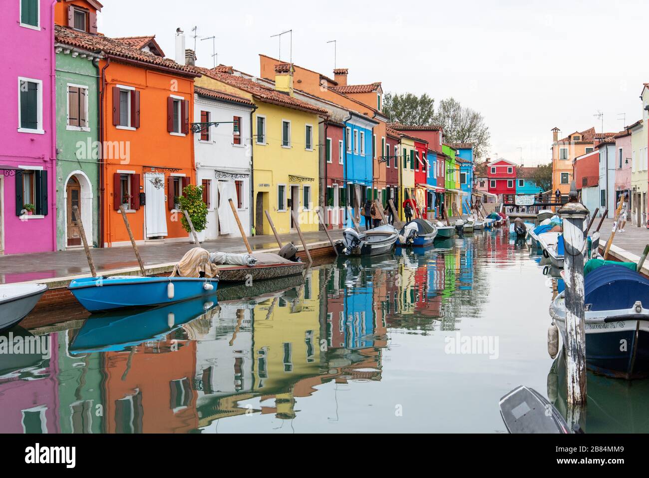 Colorful Houses in Burano, Island of Venice/Italy Stock Photo - Alamy