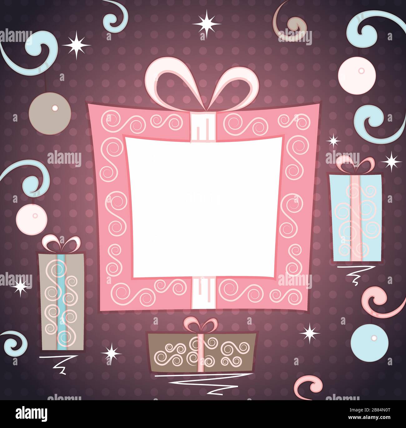 Christmas background gifts red Stock Vector Images - Alamy