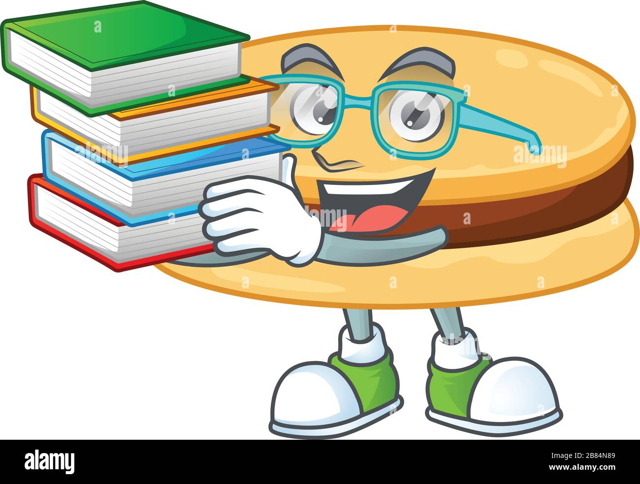 Hardworking Student Cartoon