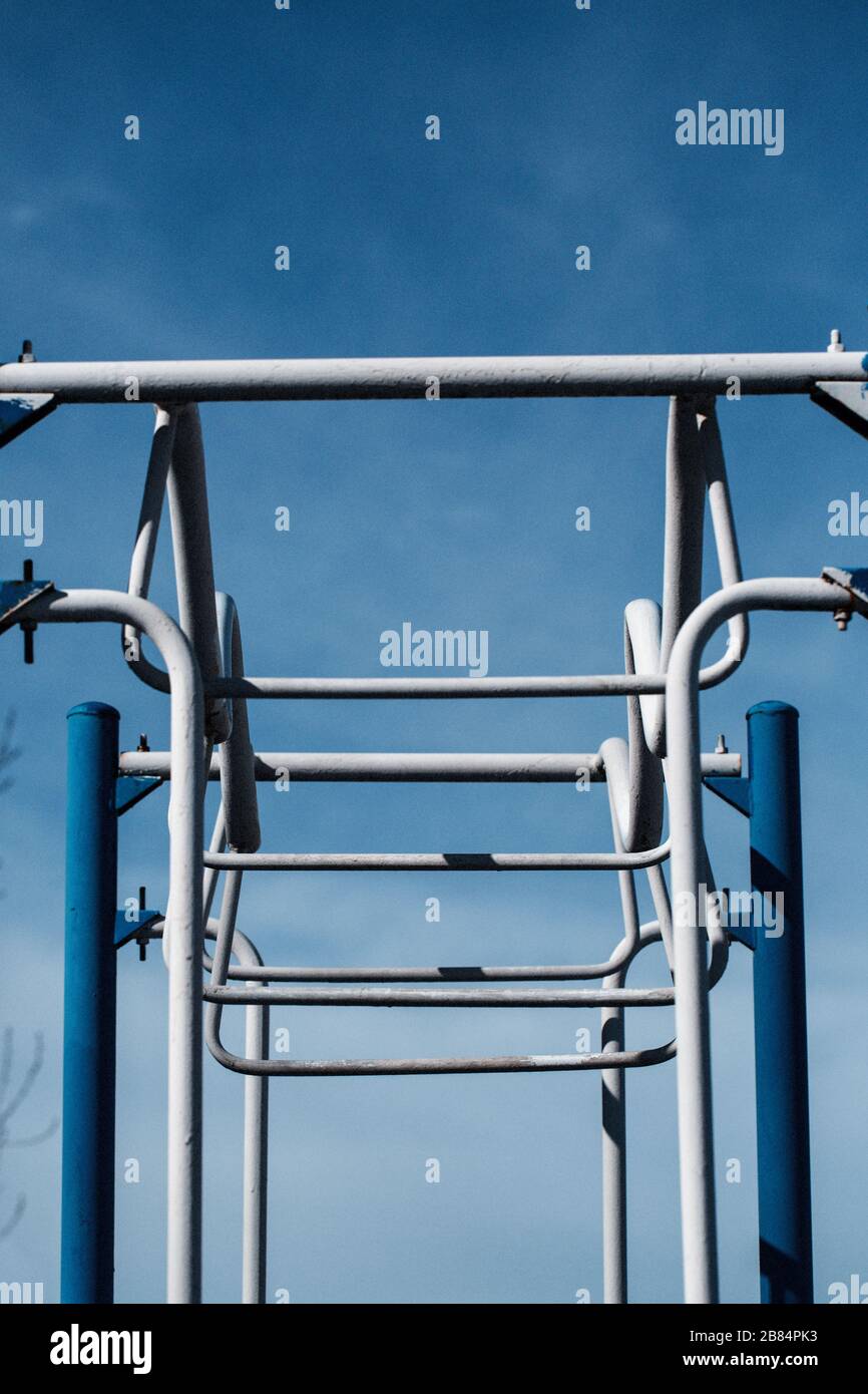 Street workout equipment Stock Photo - Alamy