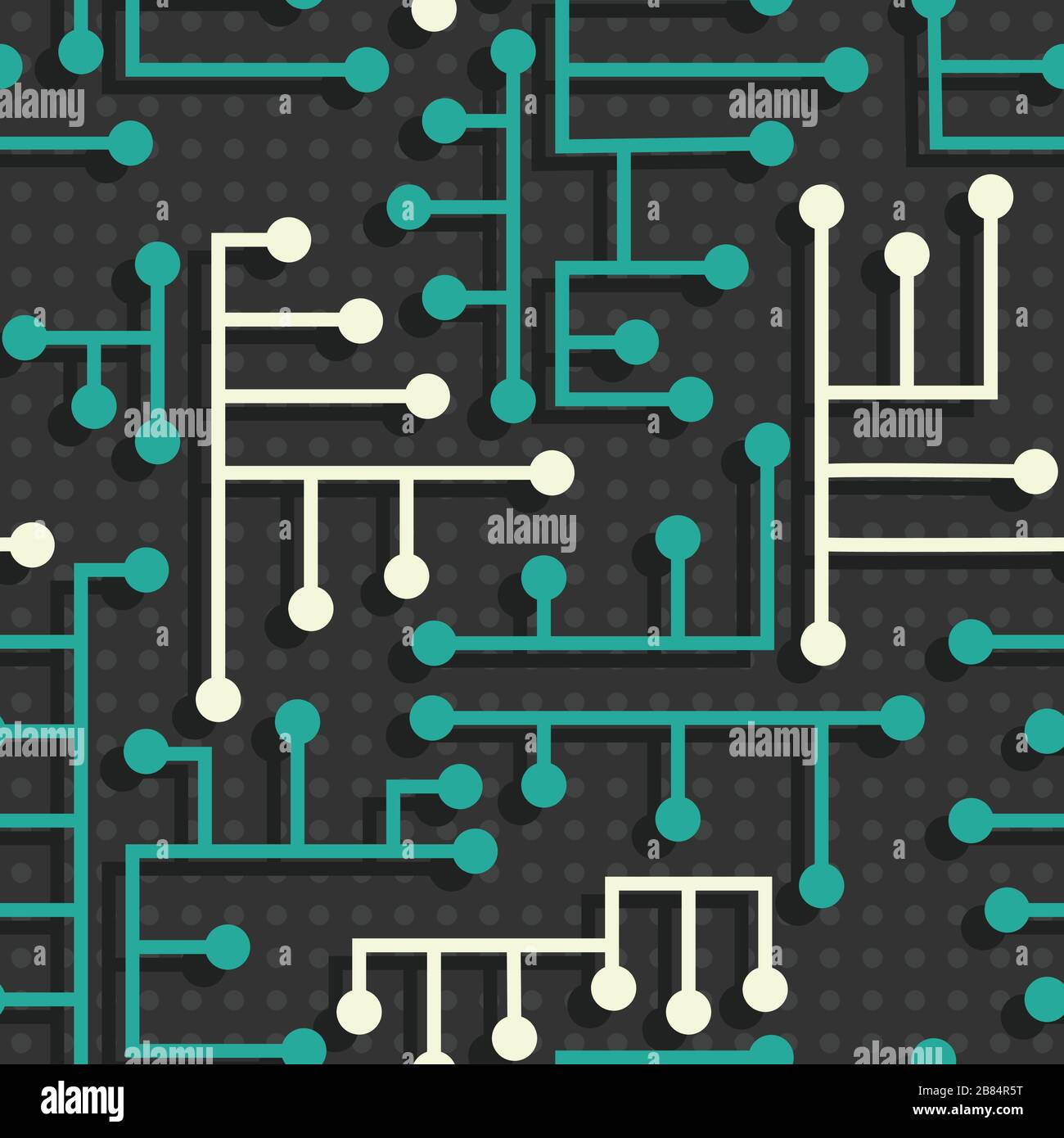 Seamless wallpaper circuit board pattern hi-res stock photography and images - Alamy
