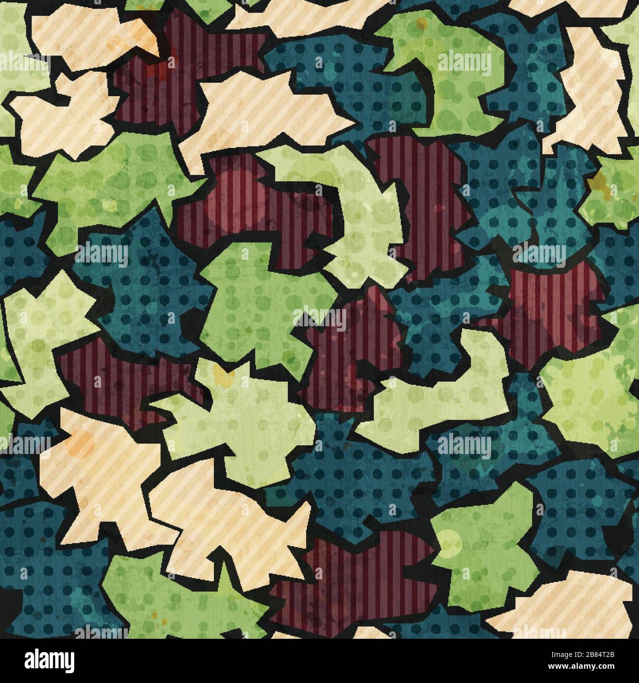 Intricate tribal seamless pattern Stock Vector Images - Alamy