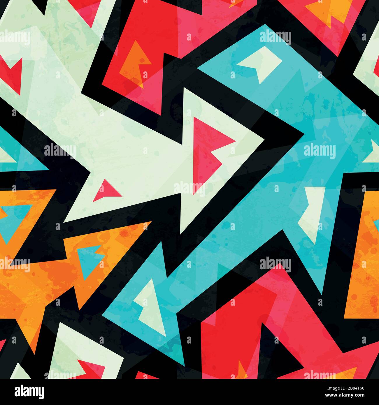 Geometric pattern pink arrows Stock Vector Images - Alamy