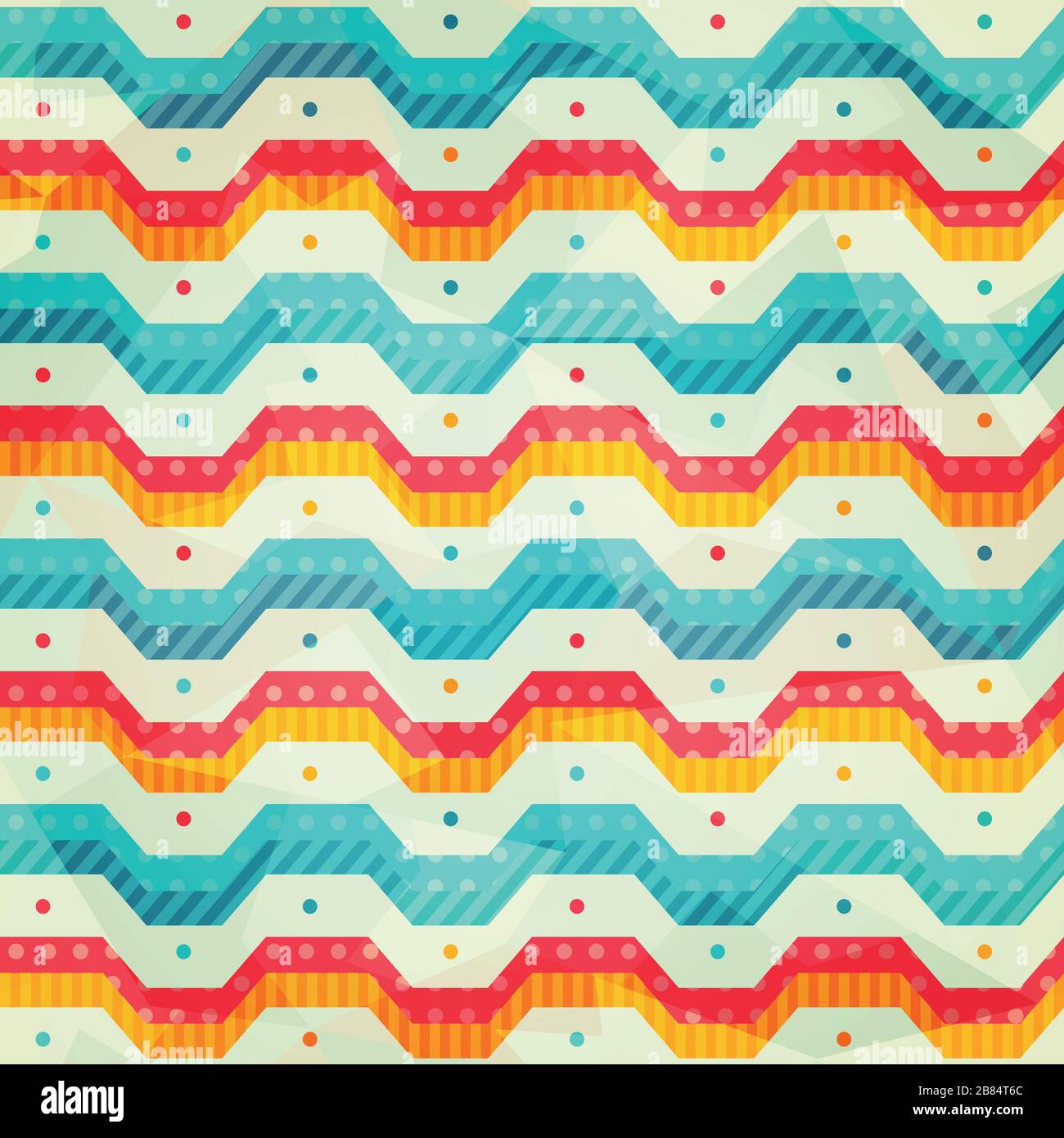 colored zigzag line seamless pattern Stock Vector Image & Art - Alamy