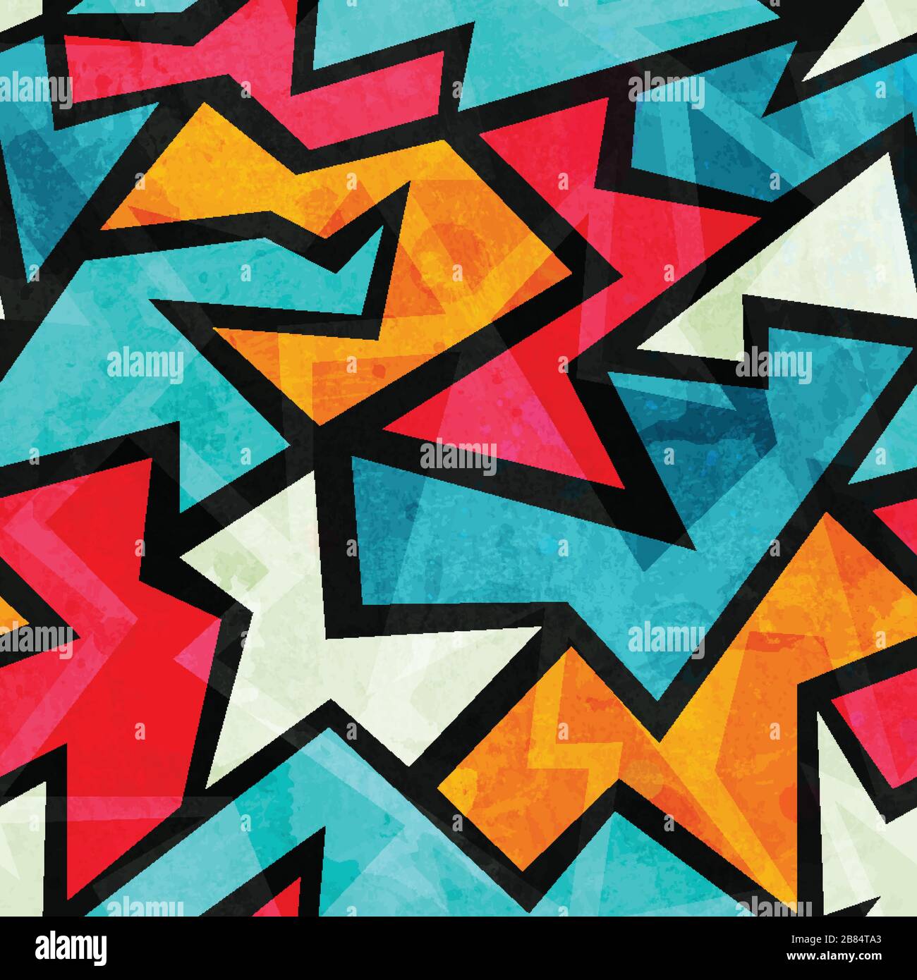 funky maze seamless texture with grunge effect Stock Vector Image & Art ...